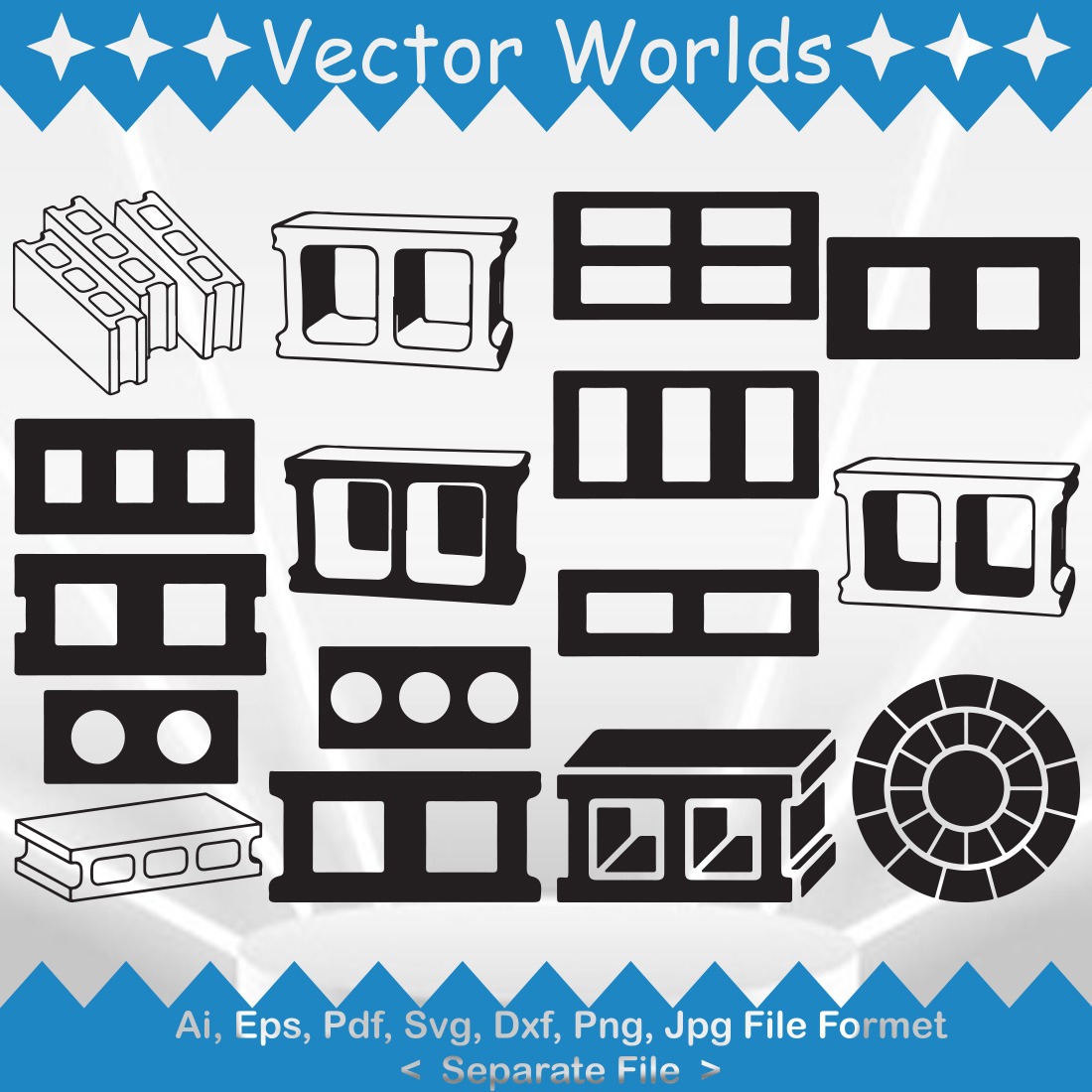 Cinder Block svg, Cinder Blocks SVG, Cinder, Block, SVG, ai, | Inspire ...