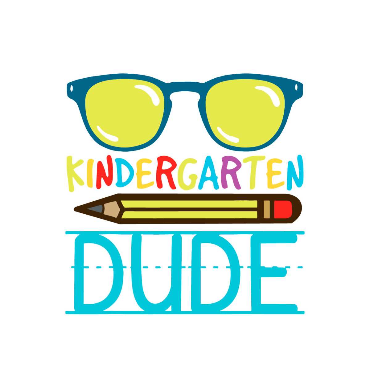 Back To School Svg Kindergarten Dude Vector, Crew Svg Diy Cr | Inspire ...