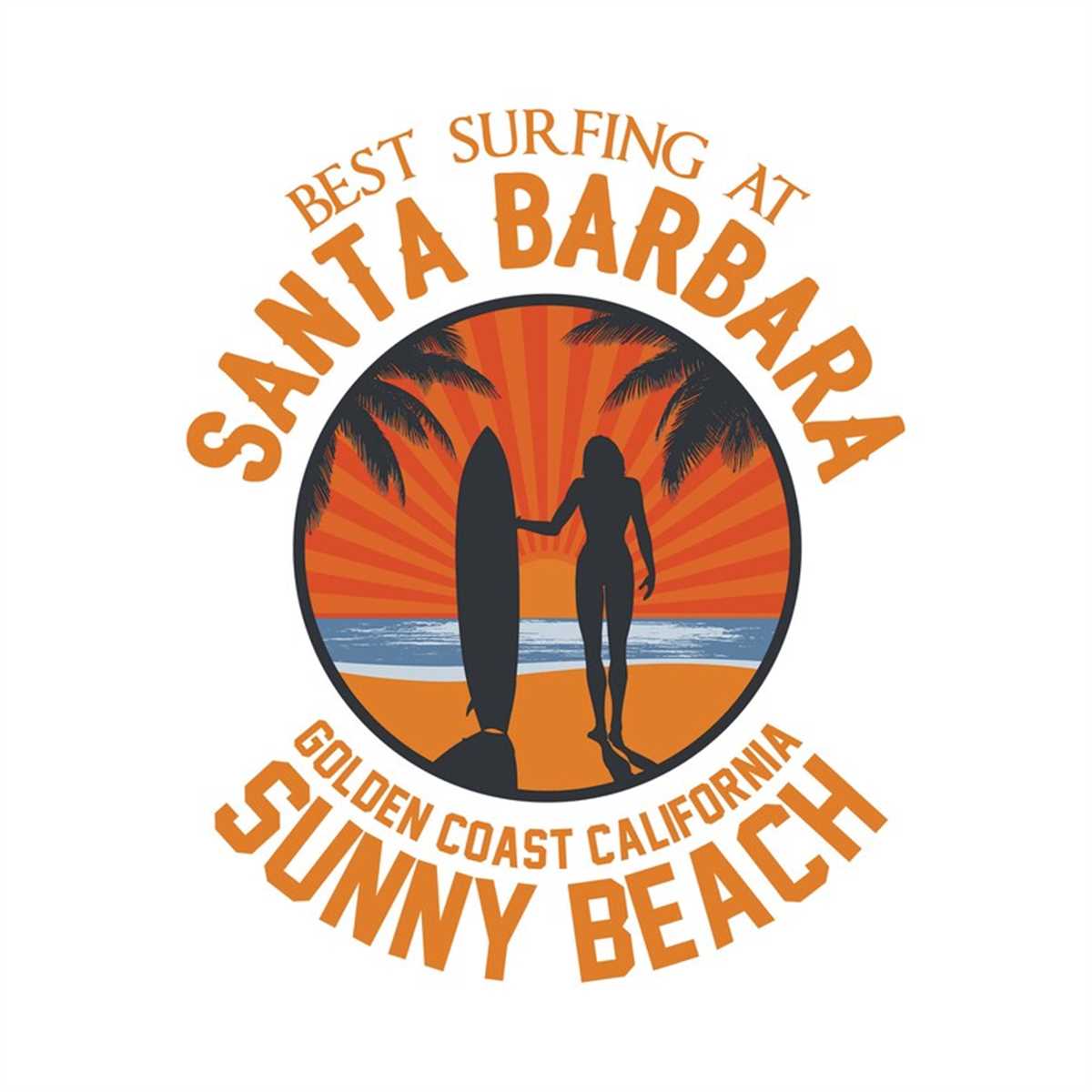 surfing svg, beach life svg, summer vibes svg, santa barbara | Inspire ...