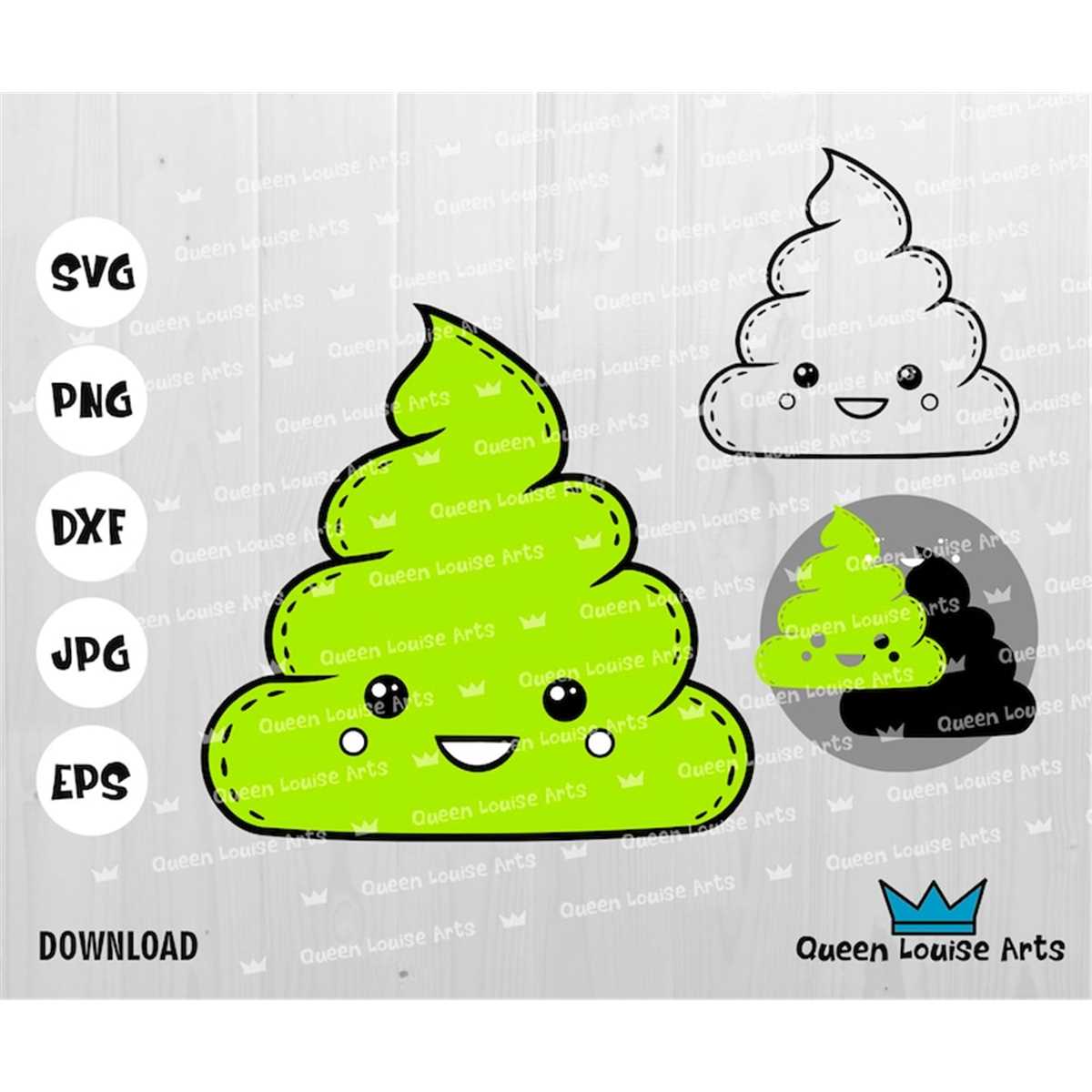 Poop svg,Green Poop png,Poop Emoji Svg,Poop Instant Download | Inspire ...