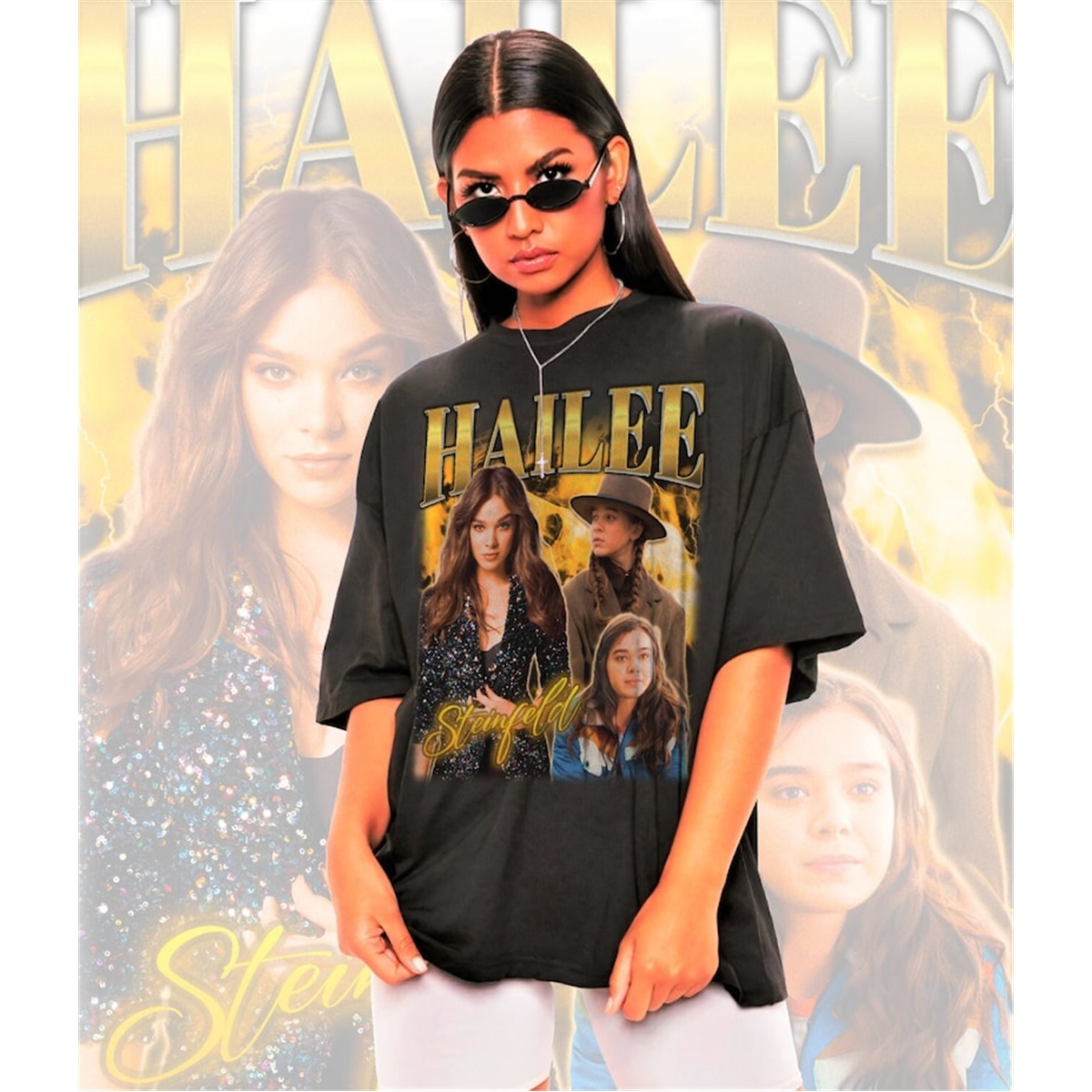 Retro HAILEE STEINFELD Shirt -Hailee Steinfeld T shirt,Haile | Inspire ...