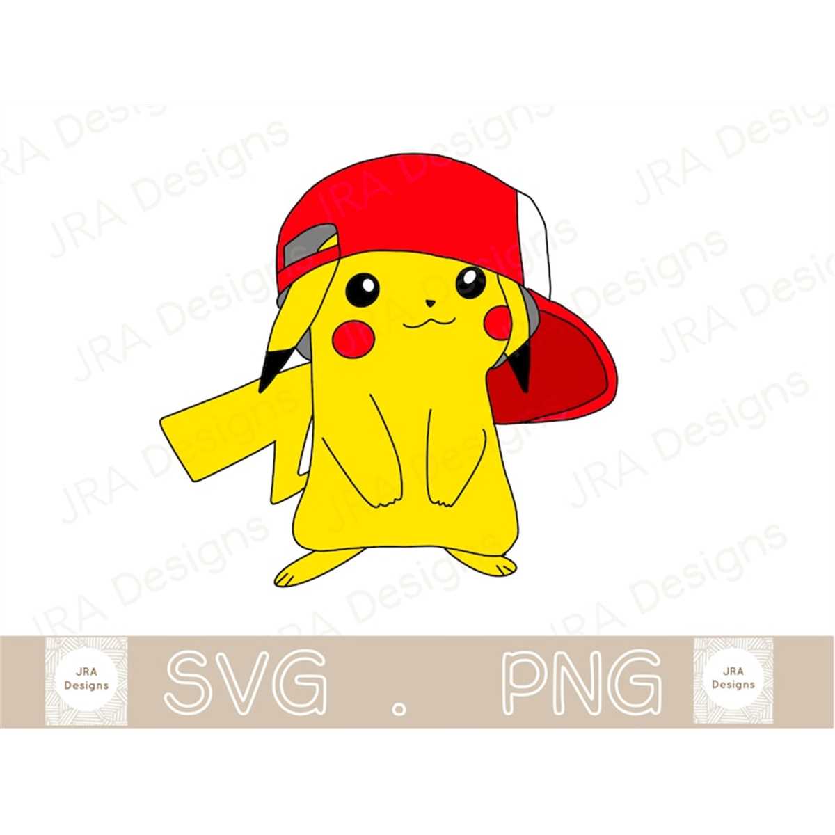 Pikachu SVG & PNG, Pokemon SVG - Cricut cut file | Inspire Uplift
