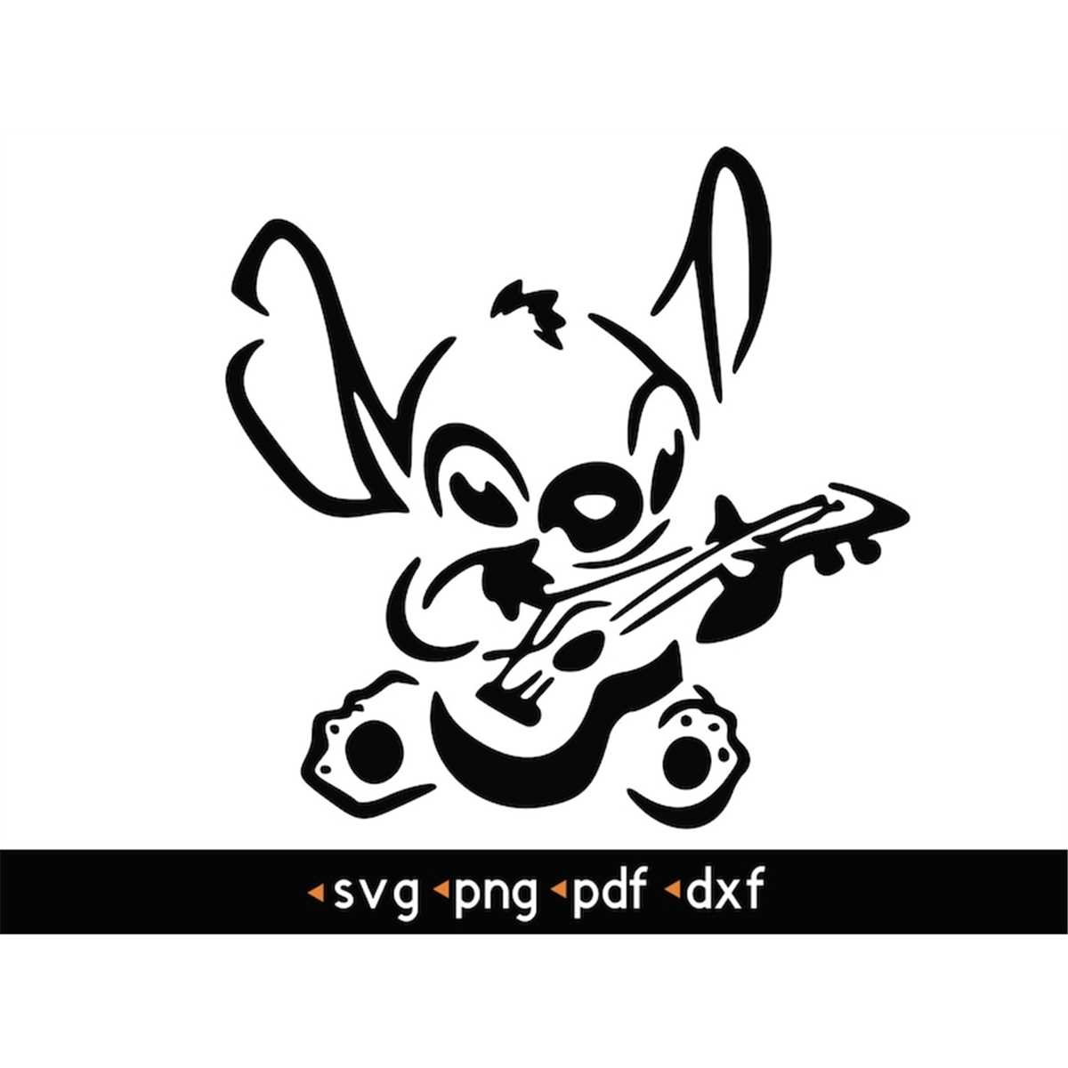 Stitch- 18 (transparent background) svg, png, pdf, dxf | Inspire Uplift