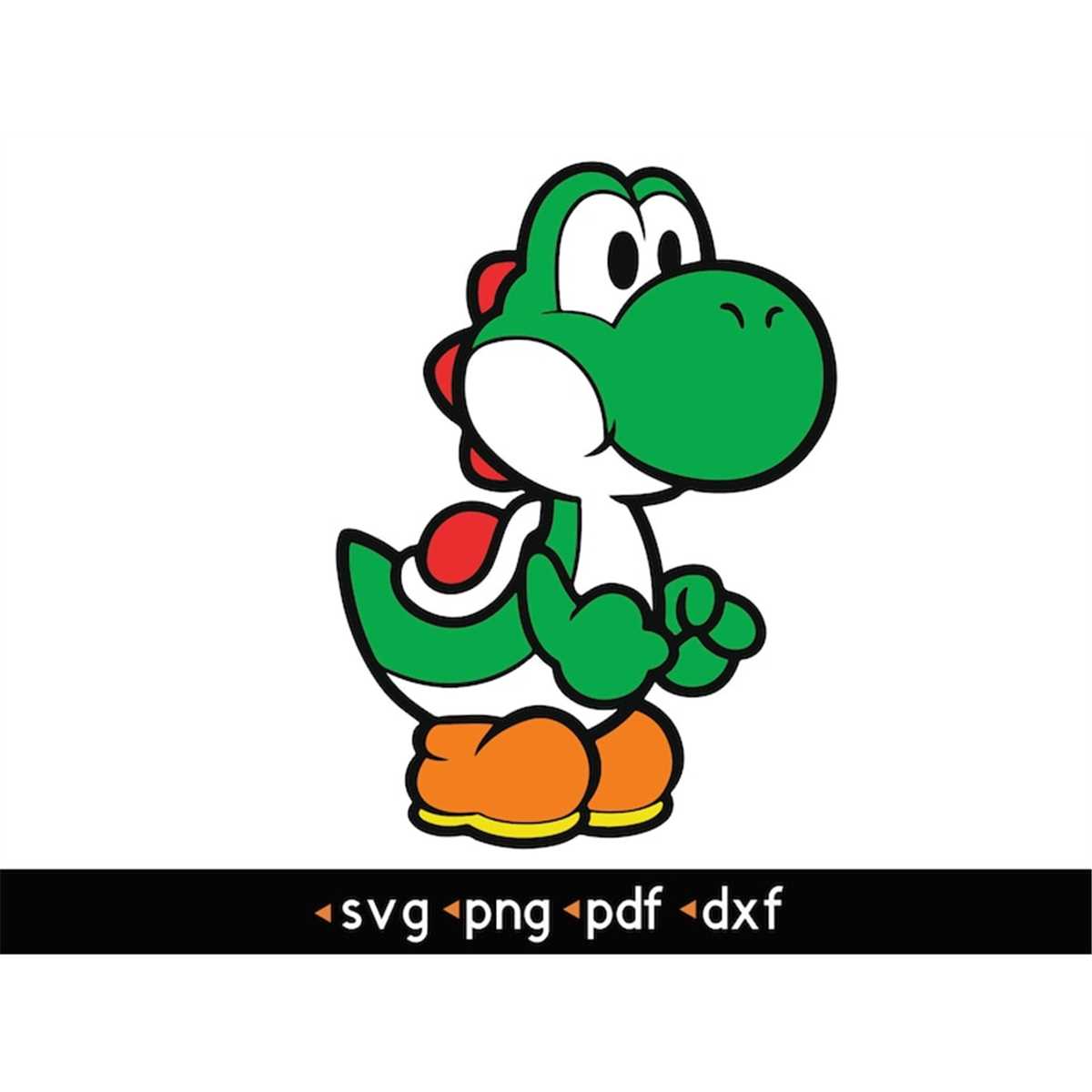 Yoshi- 1 svg, png, pdf, dxf | Inspire Uplift