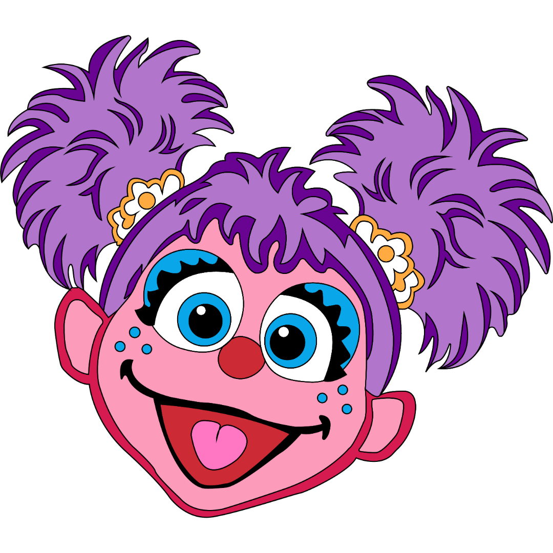 Sesame Street Abby Face Templates
