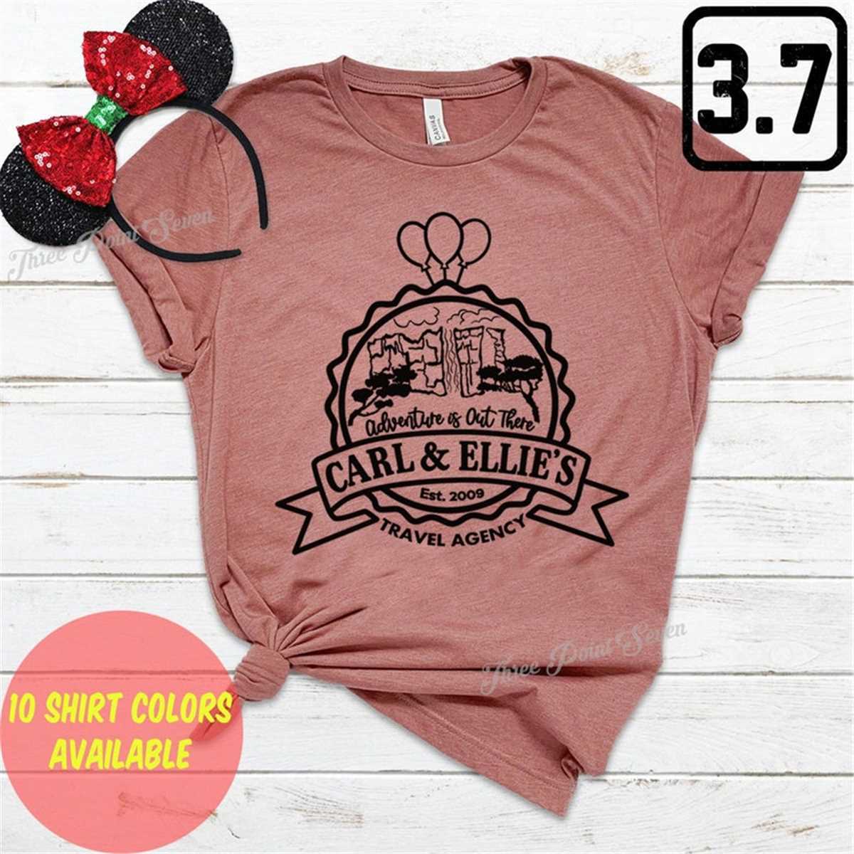 Disney Up Shirt - Carl and Ellie's Travel Agency T-shirt - A | Inspire ...