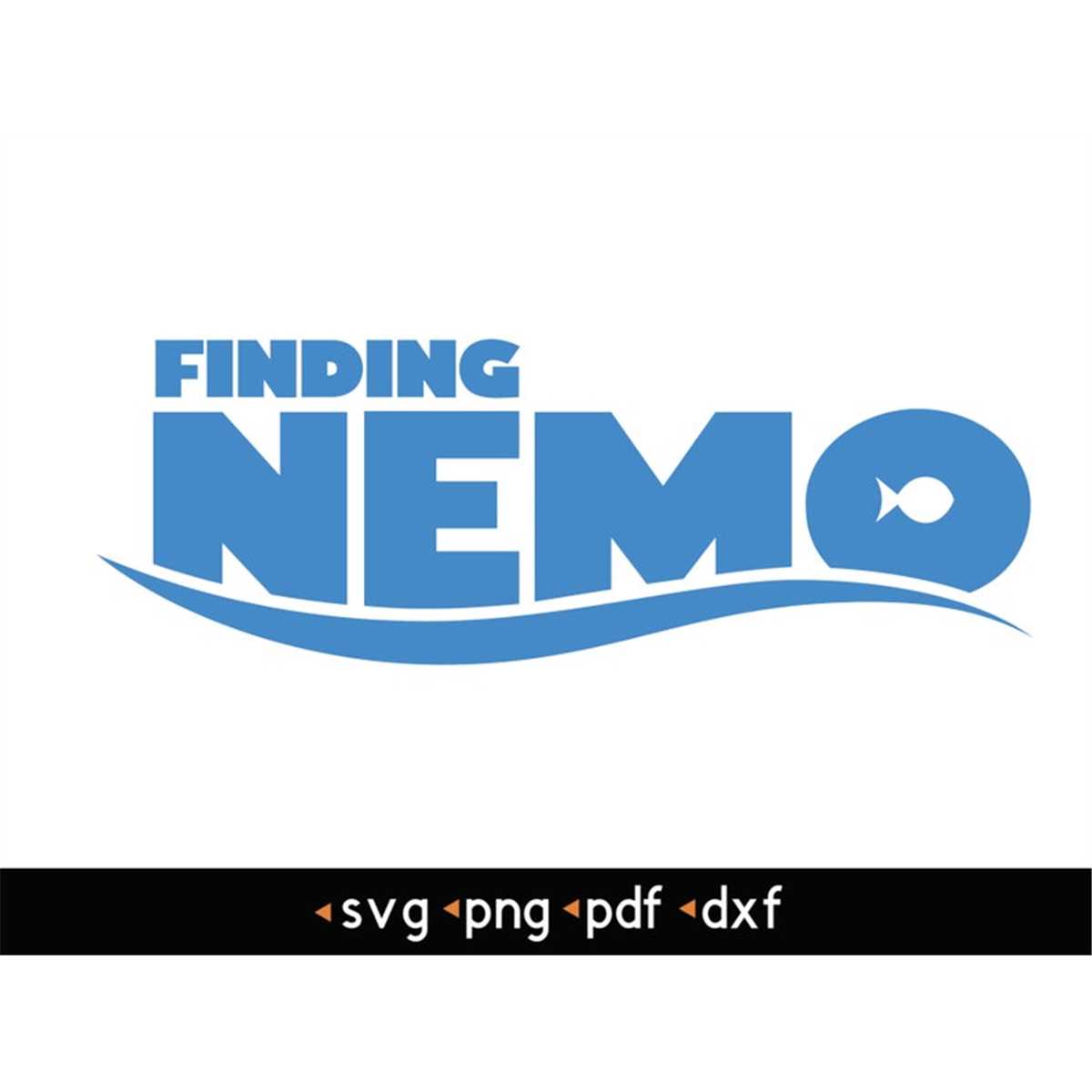 Finding Nemo Logo- 1 svg, png, pdf, dxf | Inspire Uplift