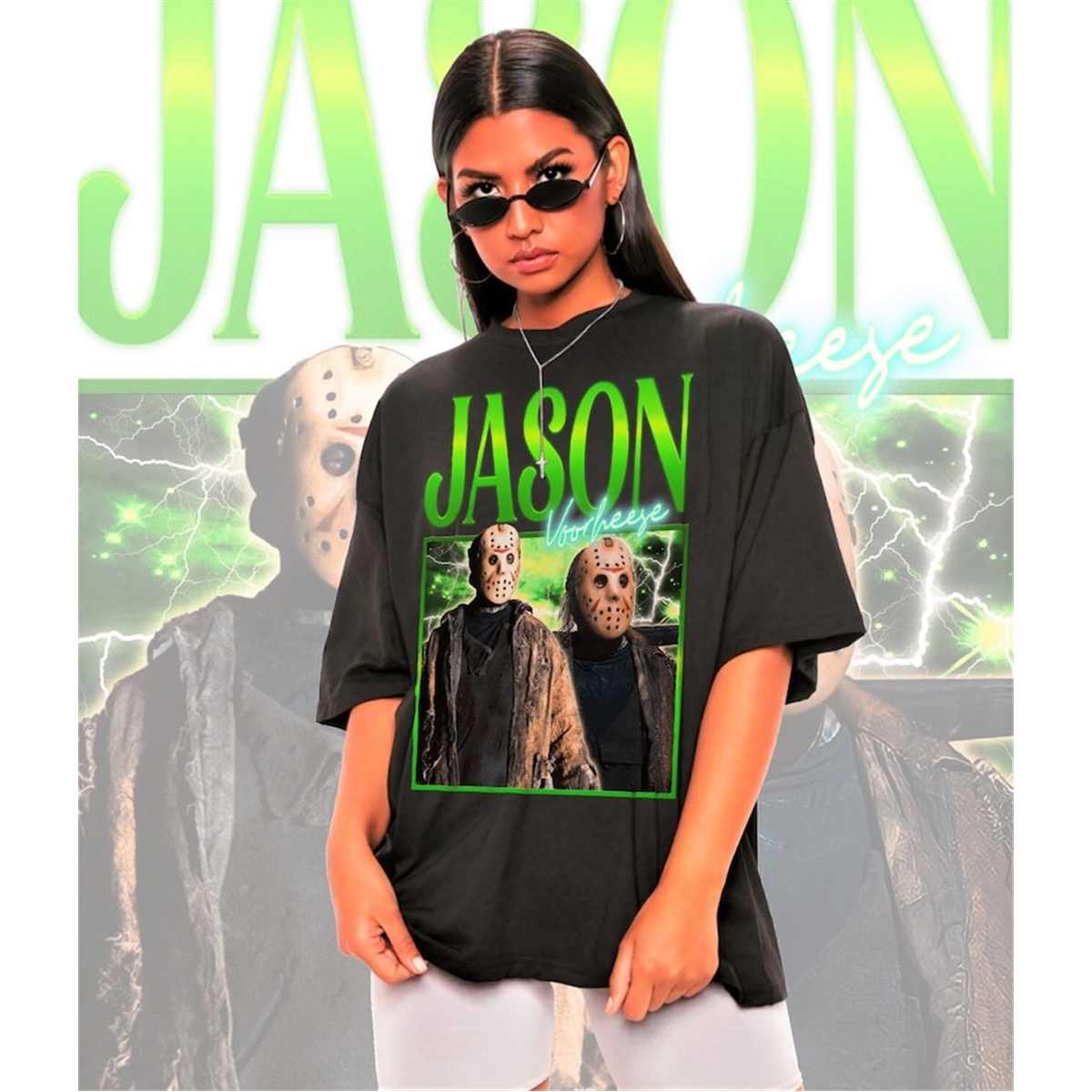 Retro Jason Voorhees Shirt -Jason Voorhees Tshirt,Jason Voor | Inspire ...