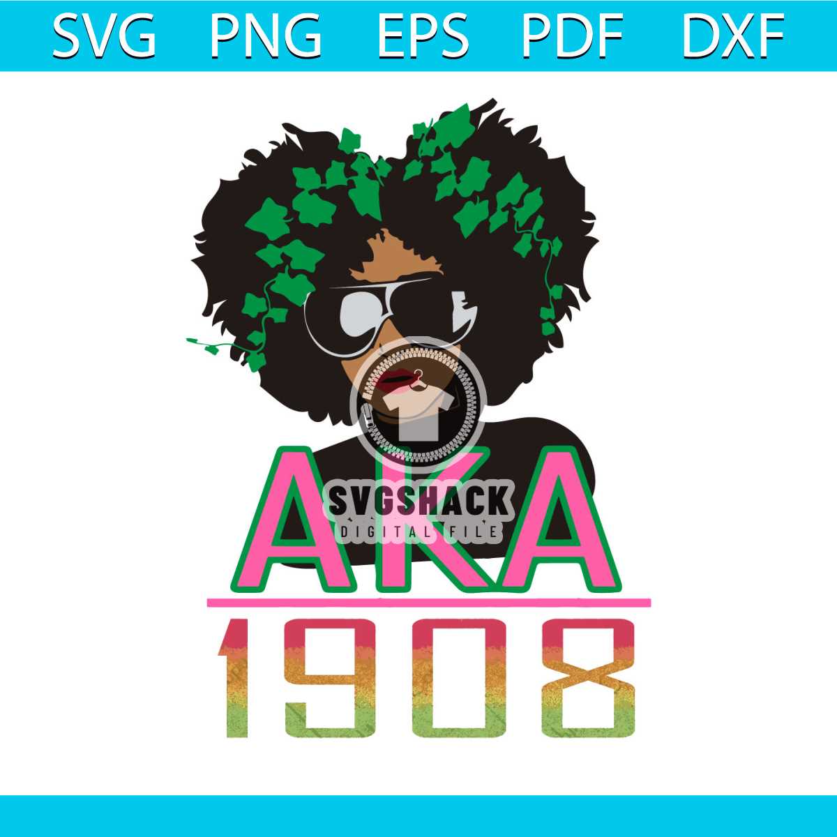 AKA 1908 Svg, Black Girl svg, Aka Svg, 1908 Svg, Sorority Sv - Inspire ...