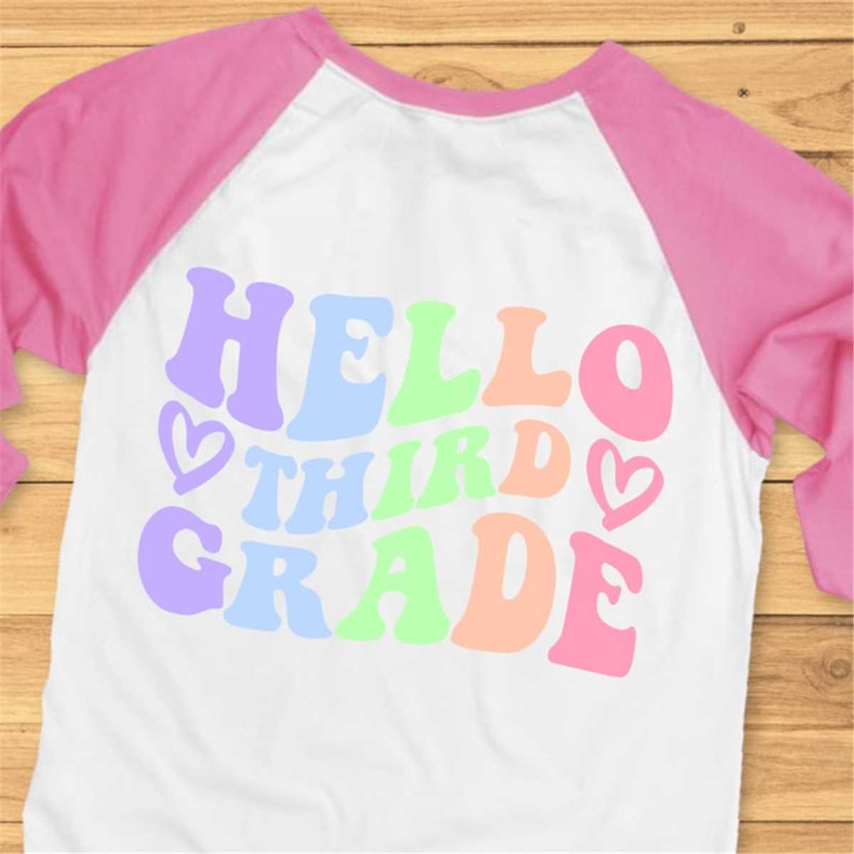 Hello Third Grade SVG | Inspire Uplift