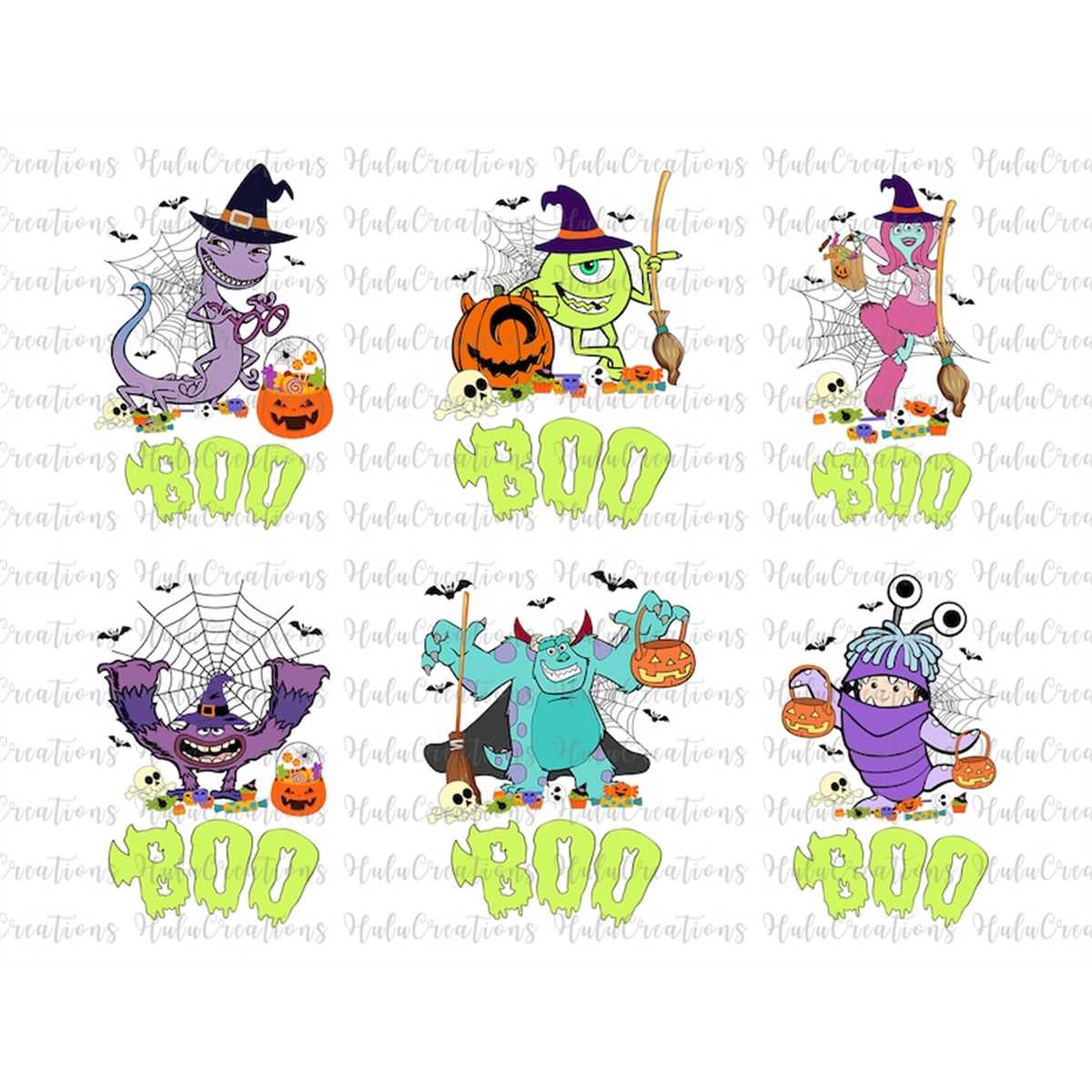 Monster Halloween Bundle Png, Monster Boo Png, Monster Match | Inspire ...