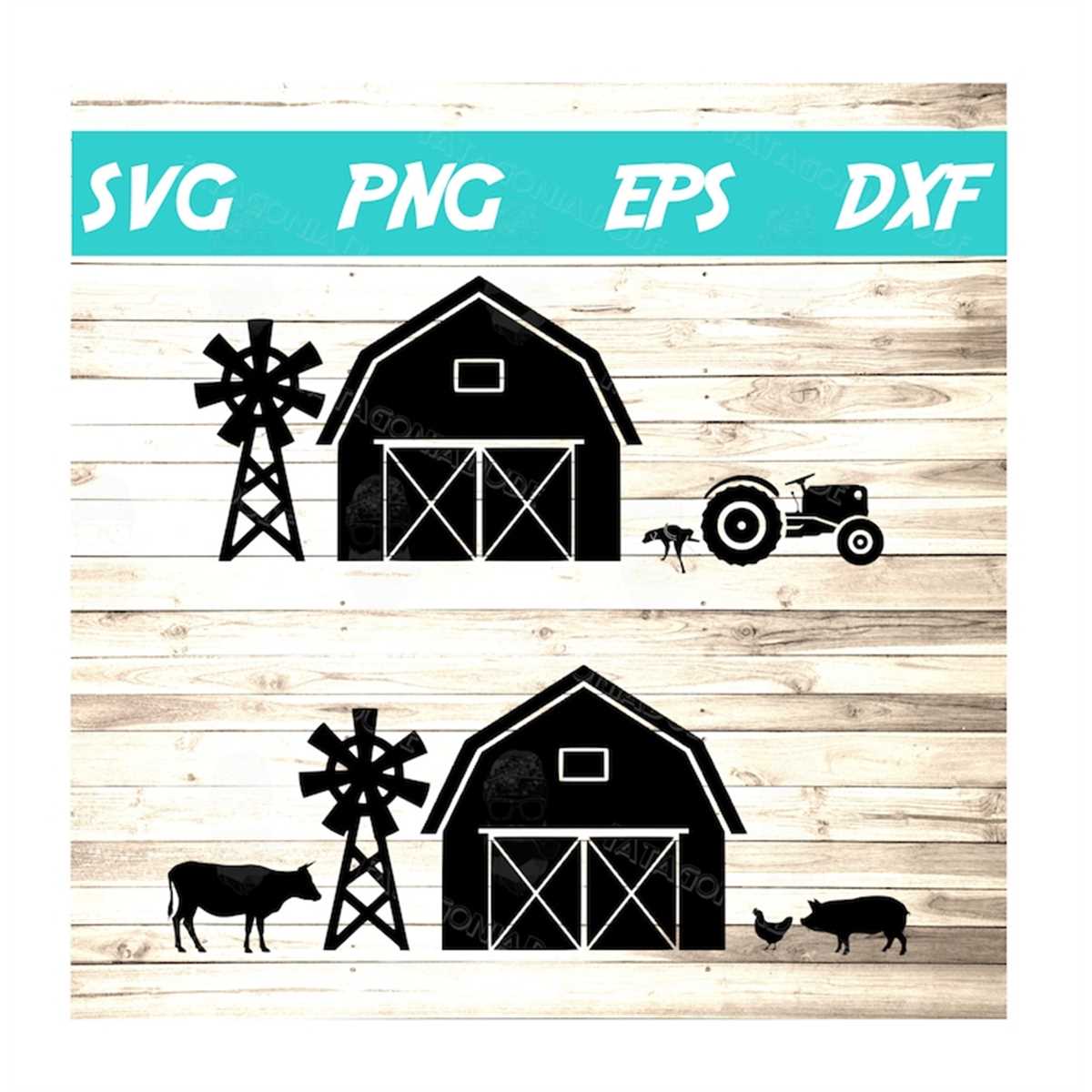 farm scene svg - Inspire Uplift
