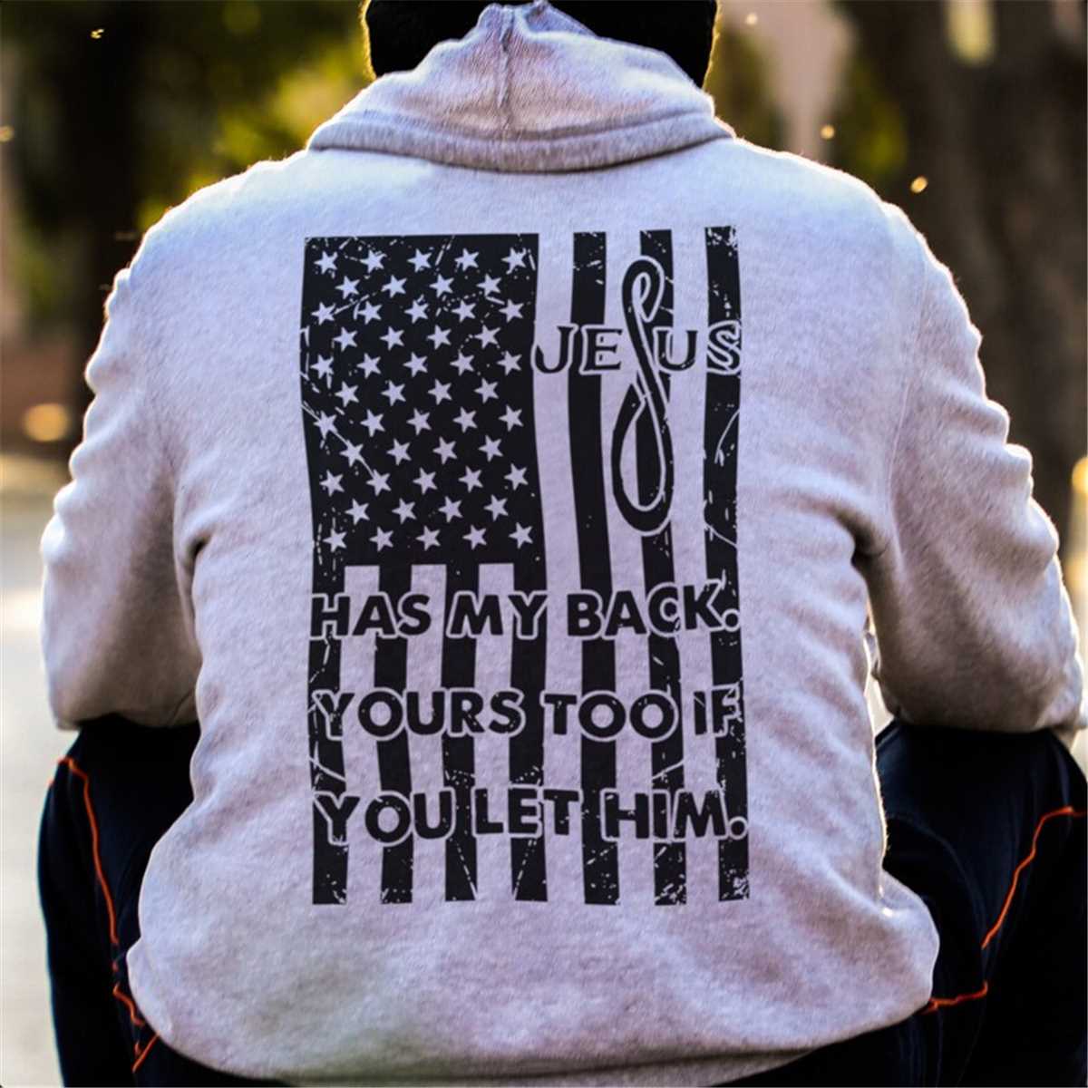 Jesus has my Back SVG | Inspire Uplift