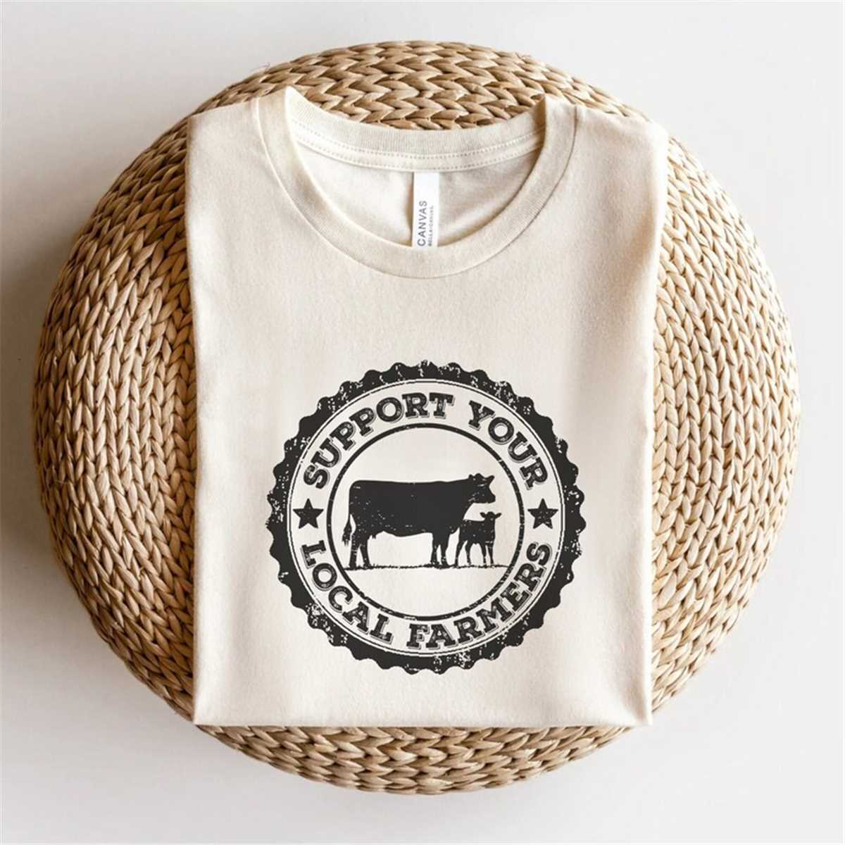 Support your Local Farmers SVG, Cow Farm SVG | Inspire Uplift