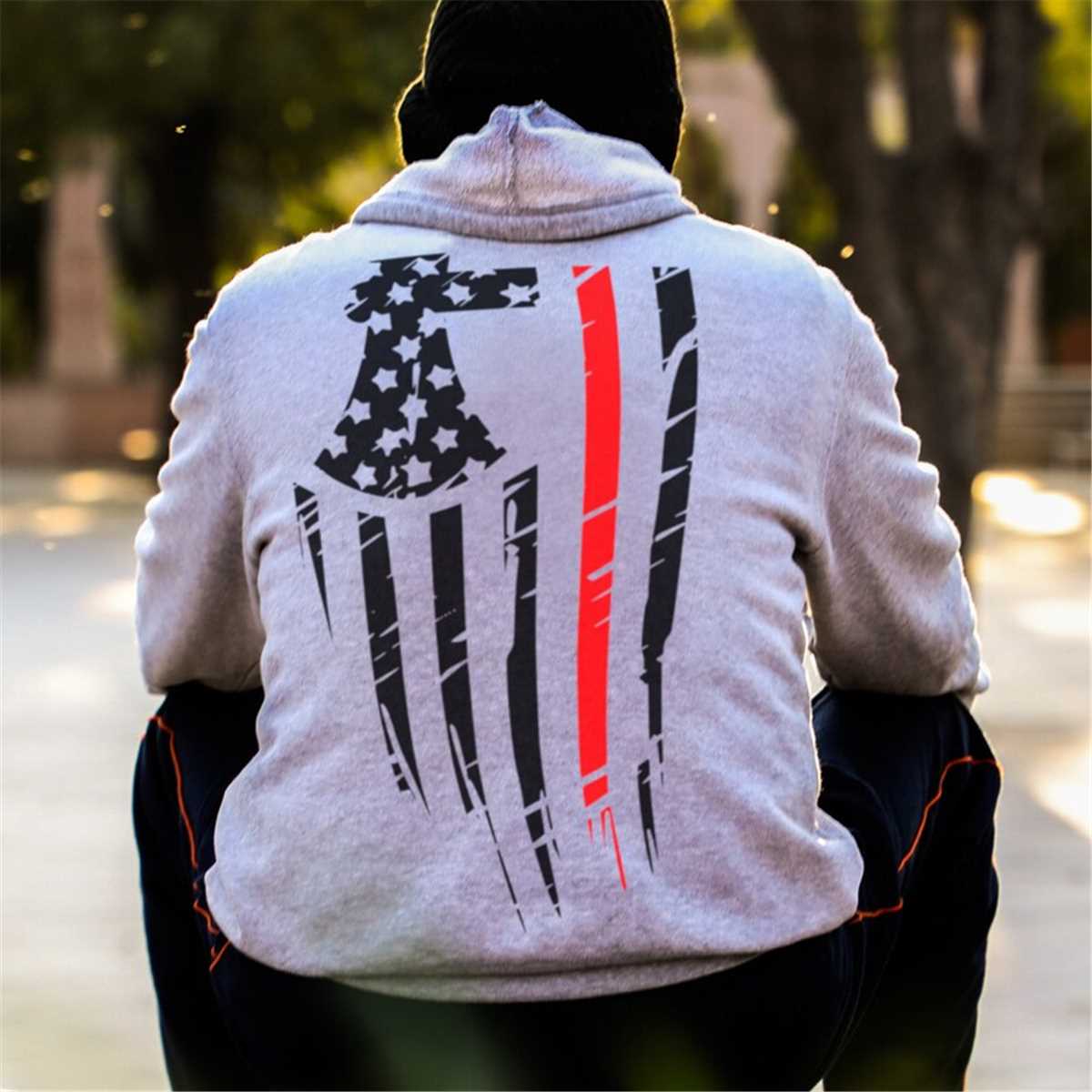 Red Line Axe Flag SVG, Firefighter Flag SVG | Inspire Uplift