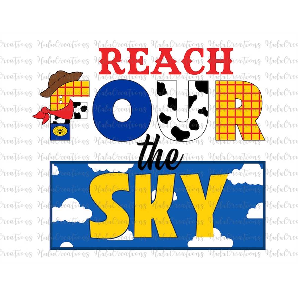 Birthday 4 Years Old, Reach Four The Sky Svg, Magical Kingdo - Inspire ...