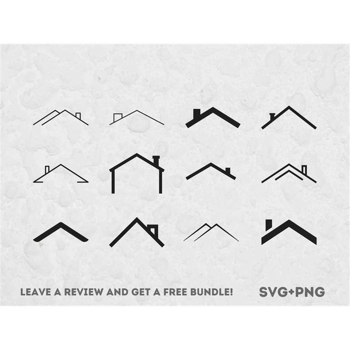 House Roof Svg, Svg Files for Cricut, House SVG, House Clipa | Inspire ...