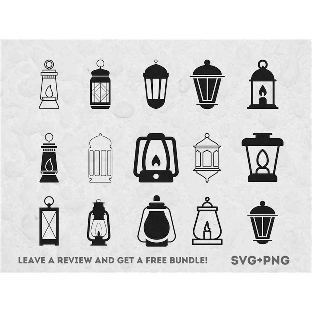 Lantern SVG Bundle, Light Svg, Svg files for Cricut, Lamp Sv | Inspire ...