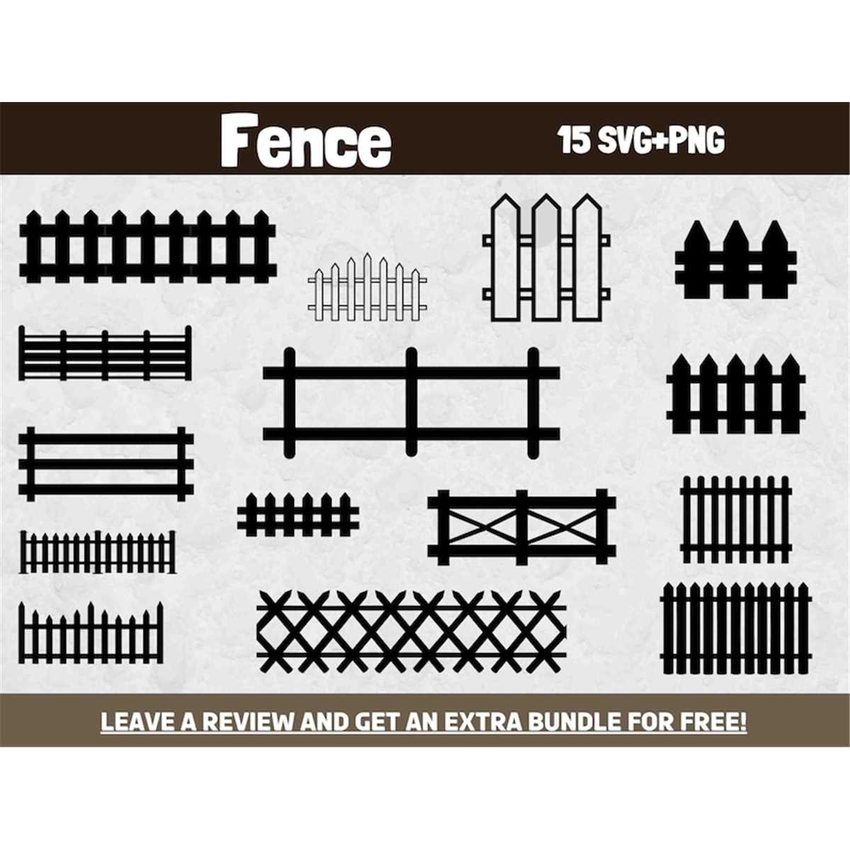 Fence Svg, Commercial Use SVG, Svg Files for Cricut, Picket | Inspire ...