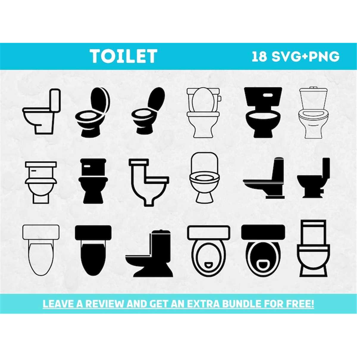 Toilet SVG Bundle, Home SVG, Plumber Svg, Toilet Clipart, Sv | Inspire ...