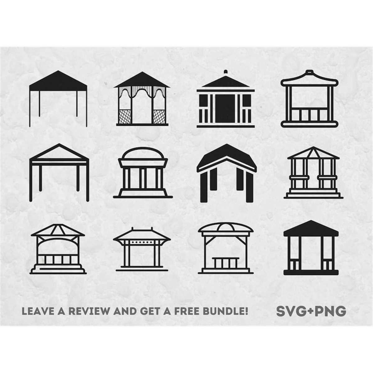 Gazebo Svg, Svg Files for Cricut, Building SVG, Building Cli | Inspire ...