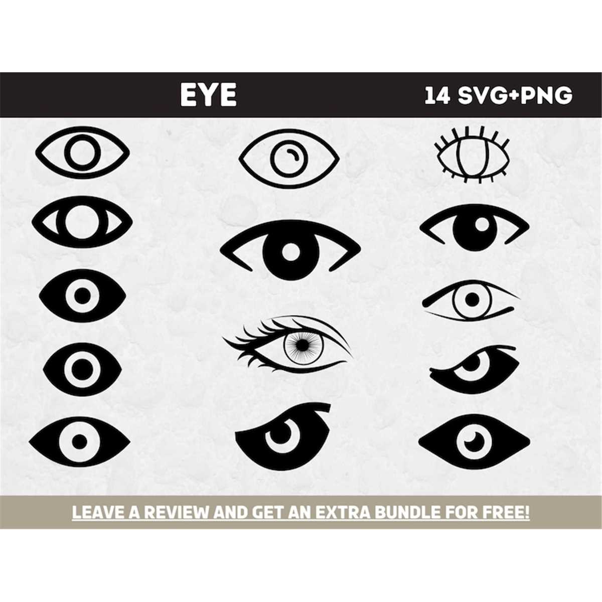 Eye Svg Bundle, Anatomy SVG, Svg Files for Cricut, Face Clip | Inspire ...