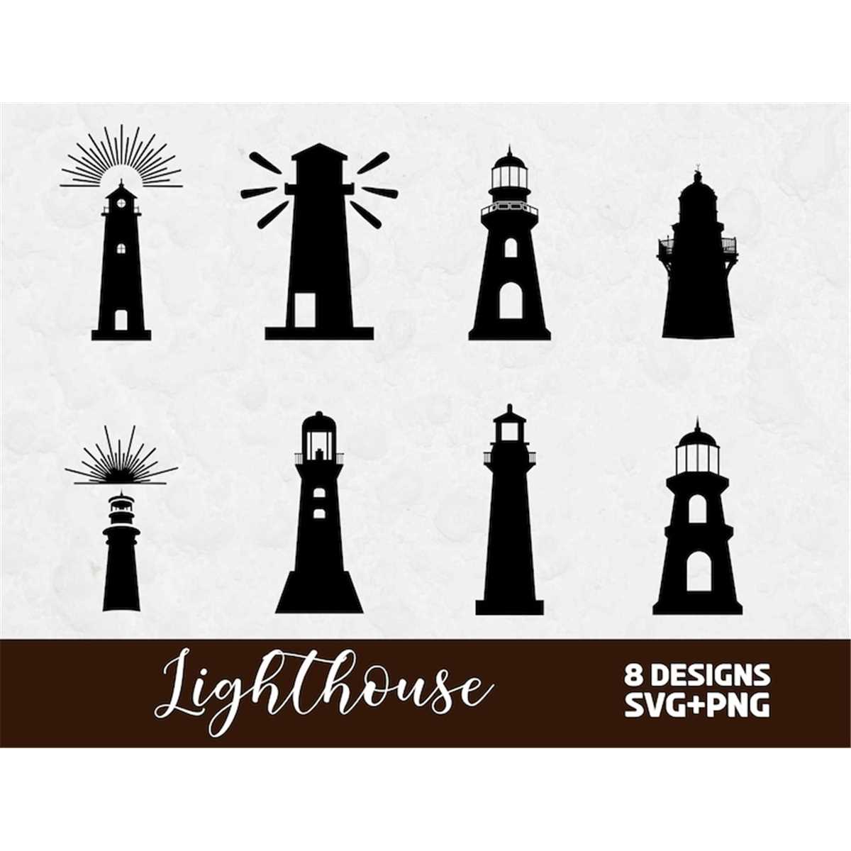 Lighthouse SVG Bundle, Lighthouse Clipart, Svg files for Cri | Inspire ...
