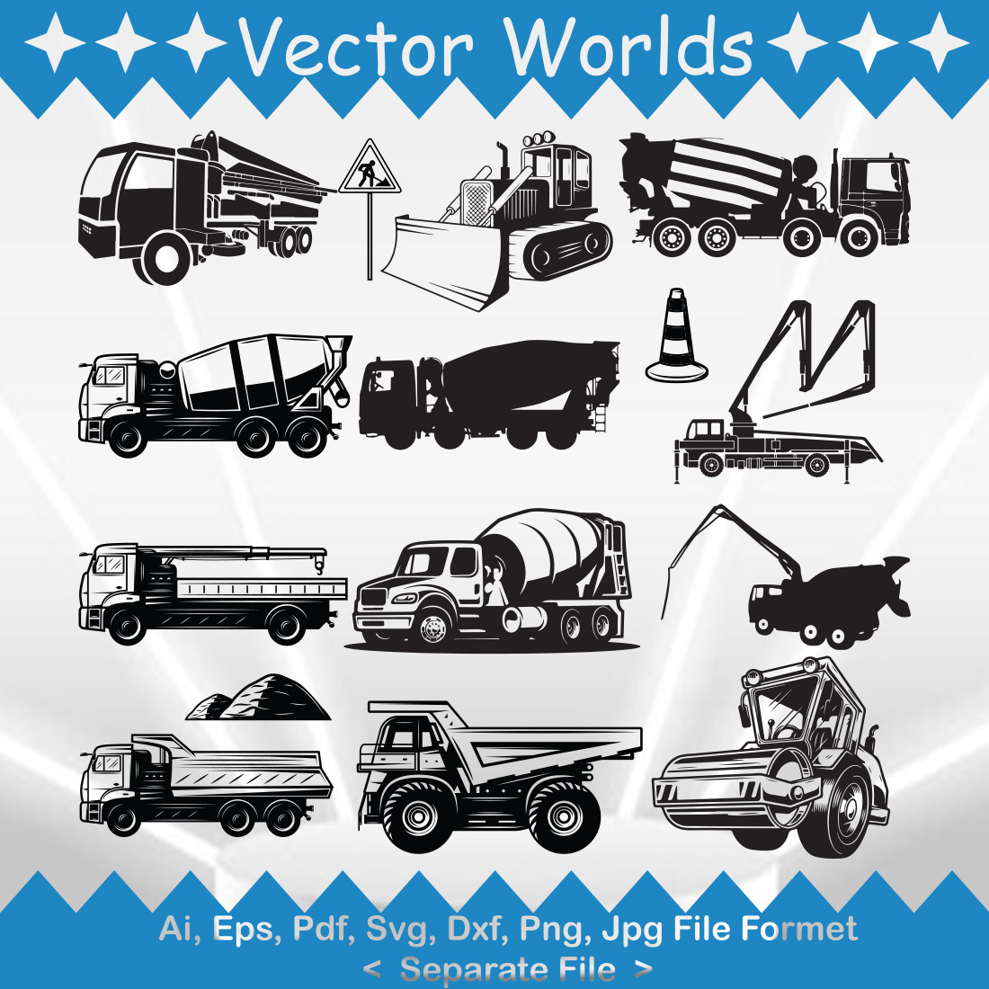 Concrete Pump Truck svg, Concrete Pump Trucks svg, Concrete | Inspire ...