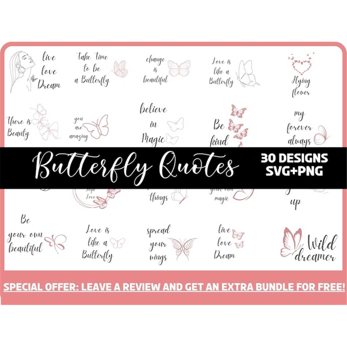 Butterfly Quotes Svg, SVG Files for Cricut, Butterfly Svg, I | Inspire ...