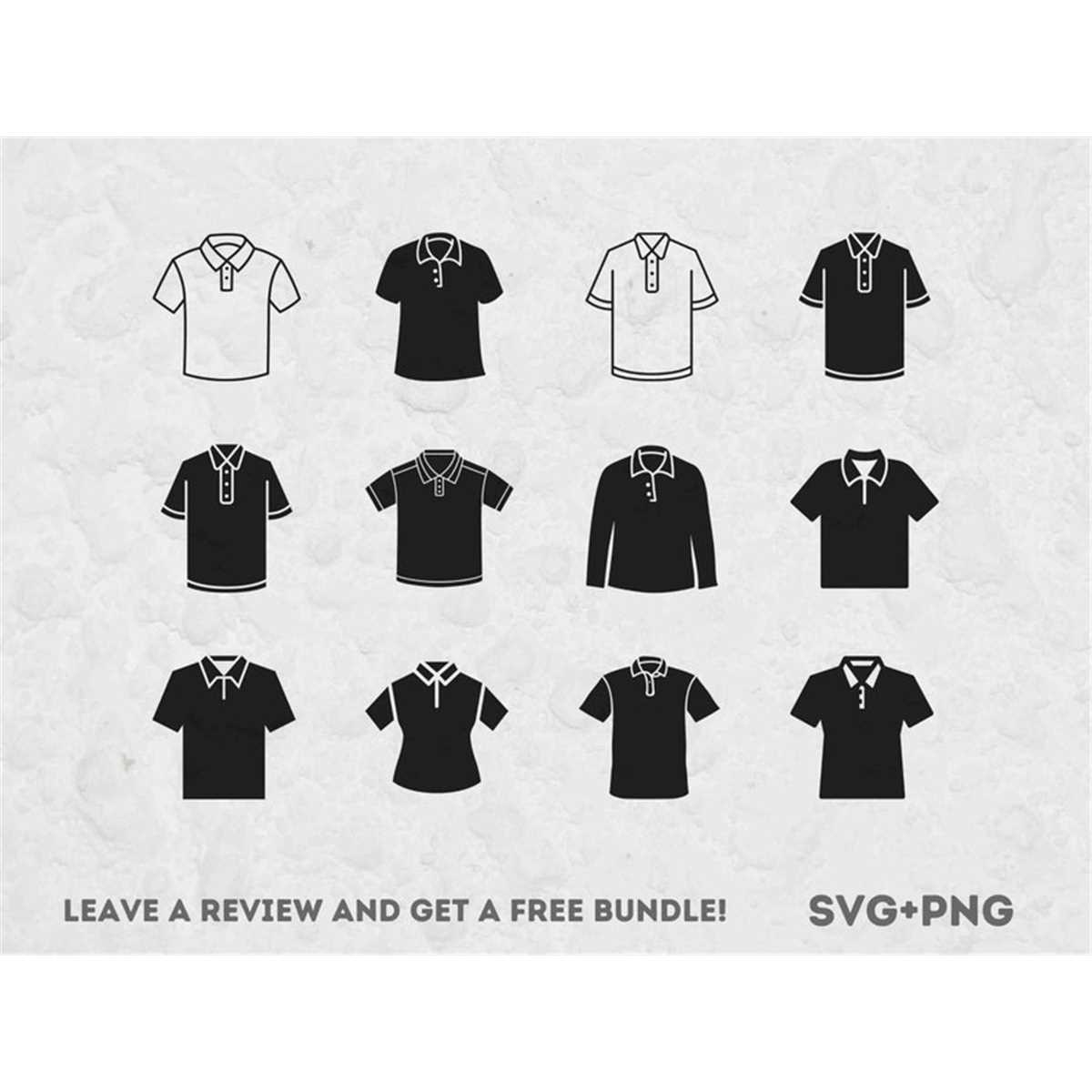 Polo Shirt Svg Bundle, Clothing Svg, Wear Svg, Svg Files for - Inspire ...