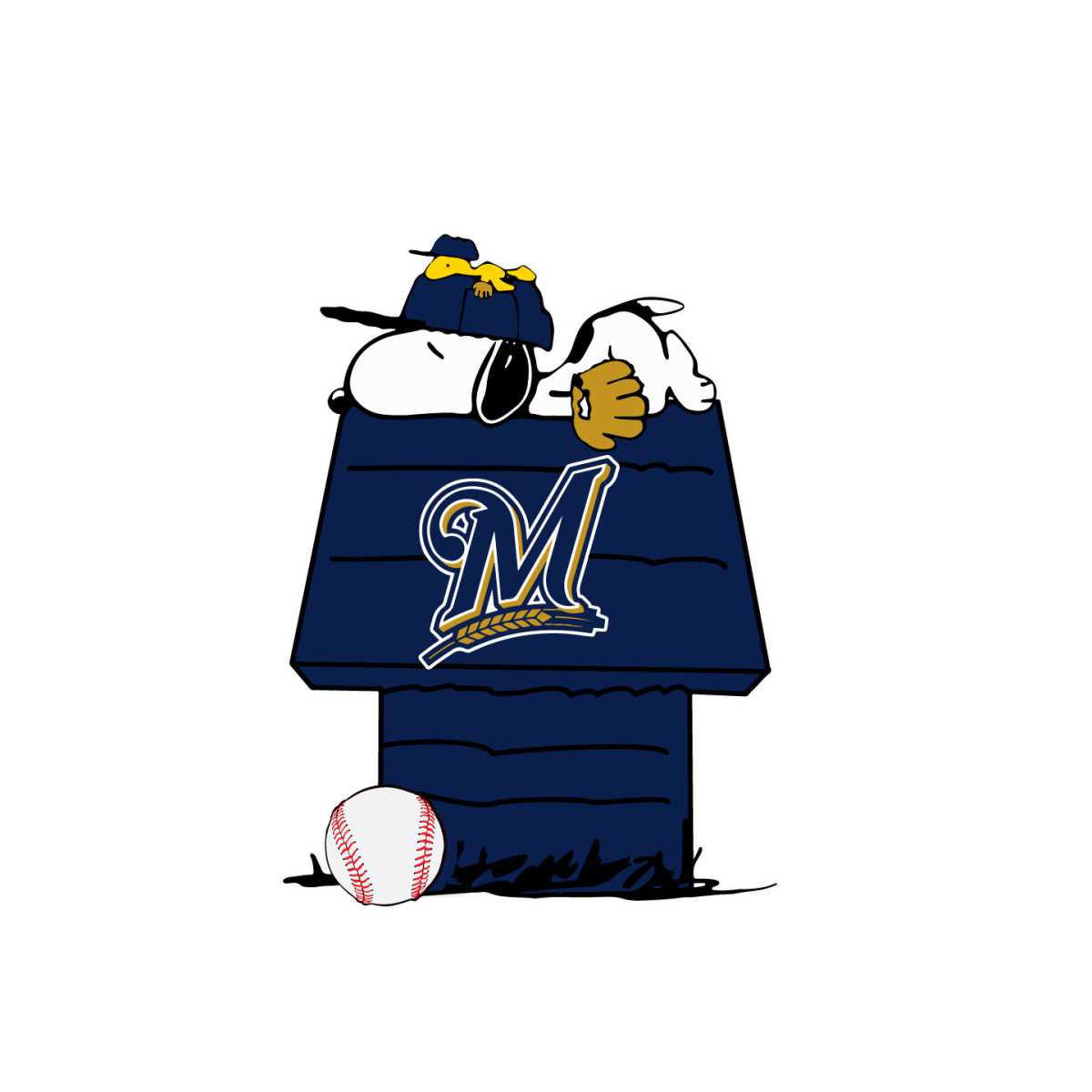 Milwaukee Brewers Shirt Svg Snoopy And Woodstock Milwaukee B | Inspire ...