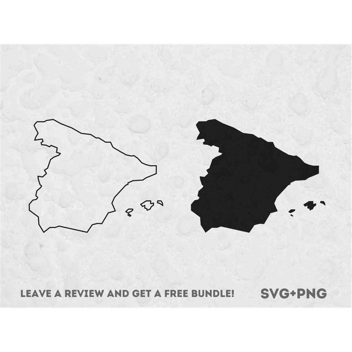 Spain SVG, Spain Outline Svg, Svg files for Cricut, Spain So - Inspire ...