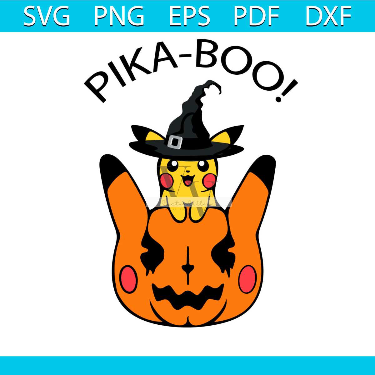 PikaBoo Svg, Pikachu Svg, Pumpkin Svg, Happy Day Svg, Hallow | Inspire ...