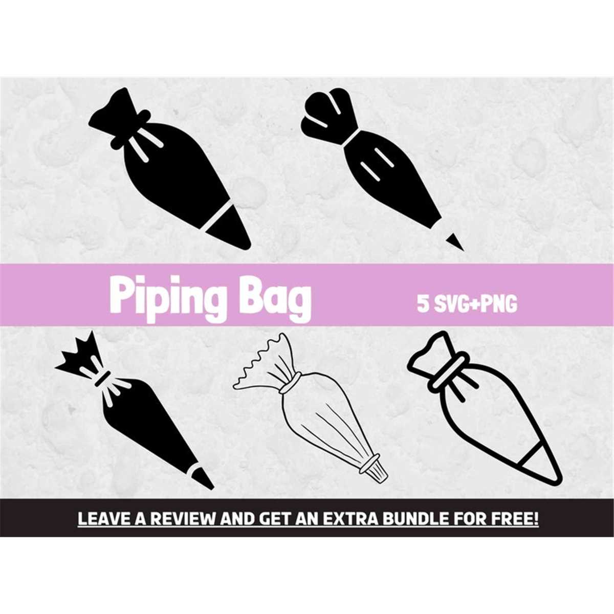 Piping Bag SVG, SVG Files for Cricut, Baking Svg, Cake Decor | Inspire ...