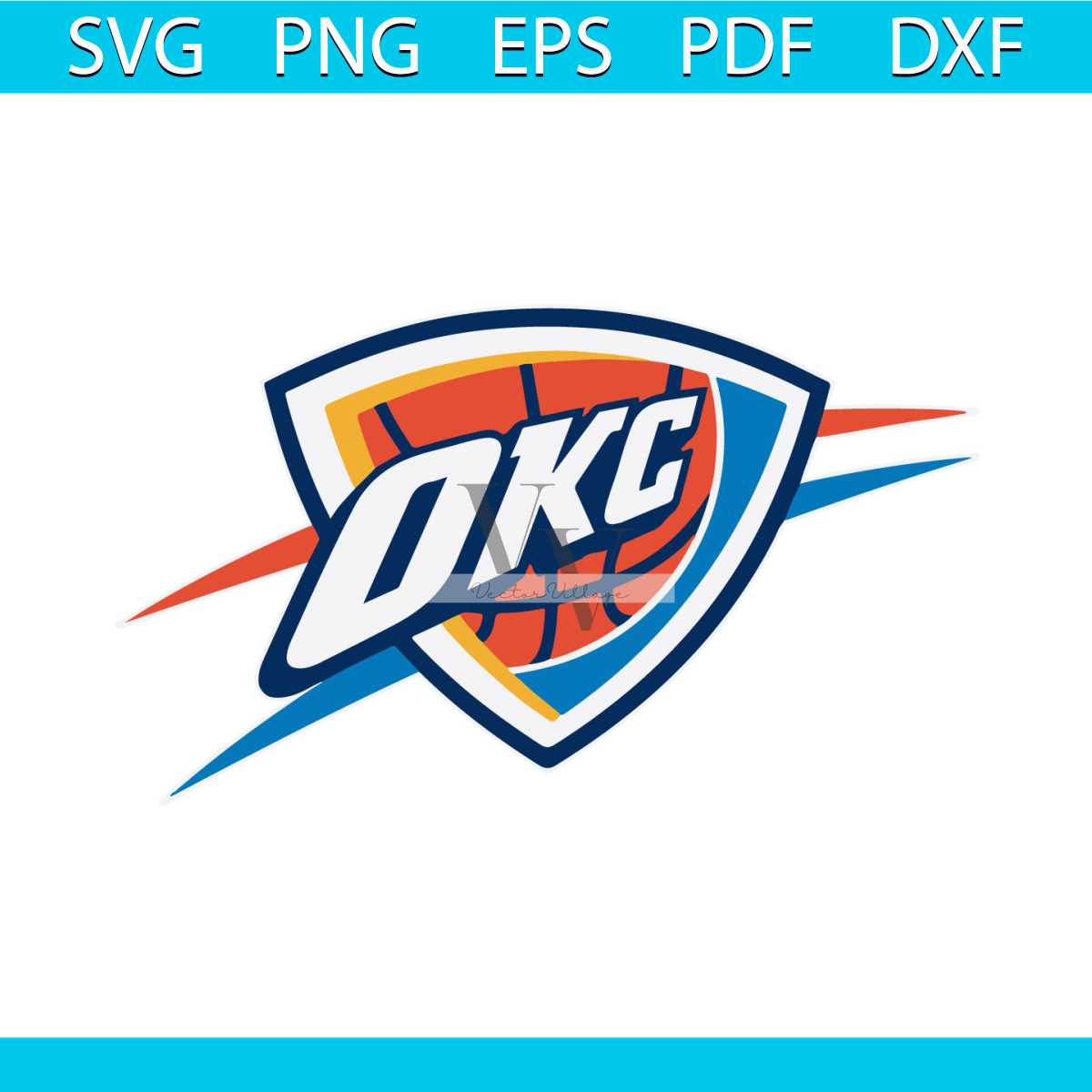 Oklahoma City Thunder Basketball Team Svg, OKC Logo Svg, Spo | Inspire ...
