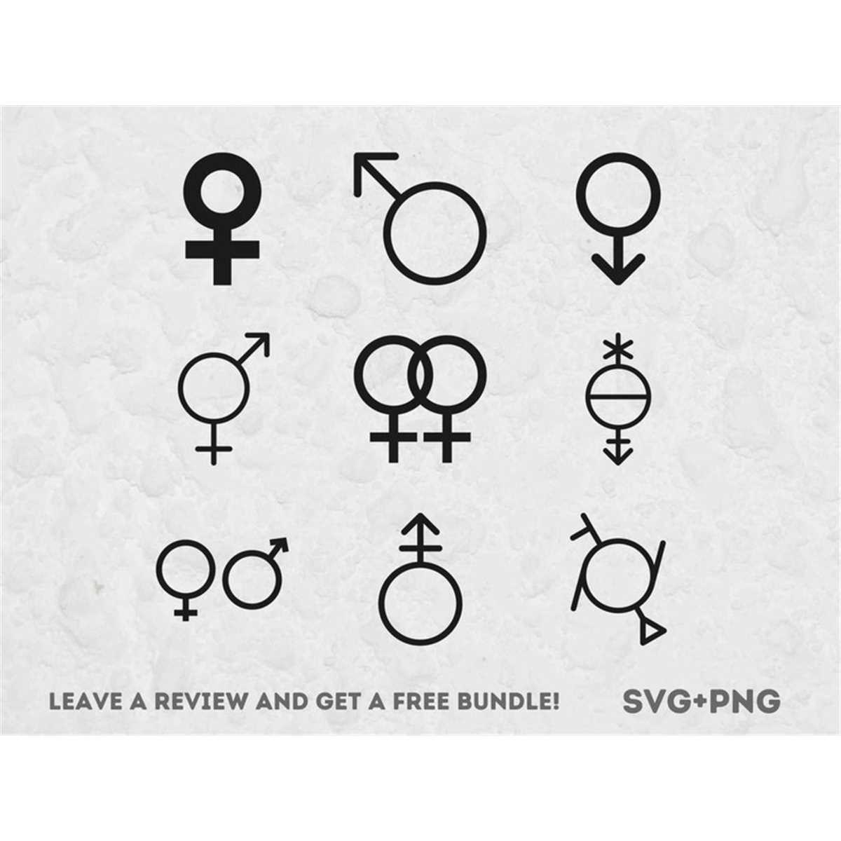 Gender Symbol SVG, Pride Svg, Gender Clipart, Svg files for - Inspire ...