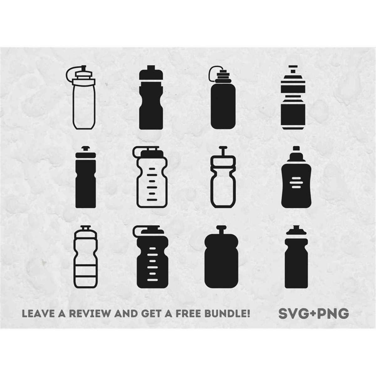Sports Bottle Svg, SVG Files for Cricut, Bottle Clipart, Spo | Inspire ...