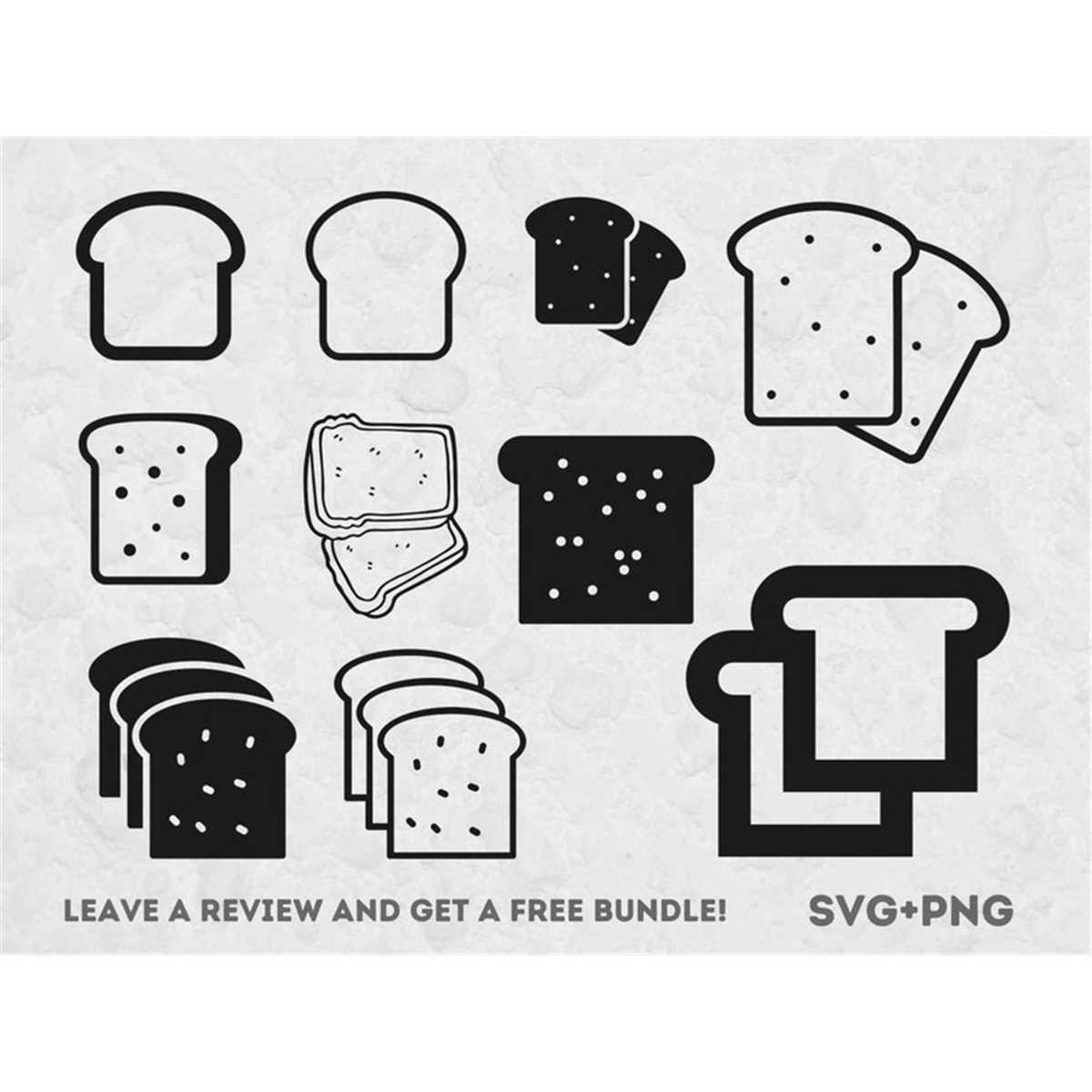 Bread Slice SVG, Slice of bread, Baker, SVG Files for Cricut | Inspire ...