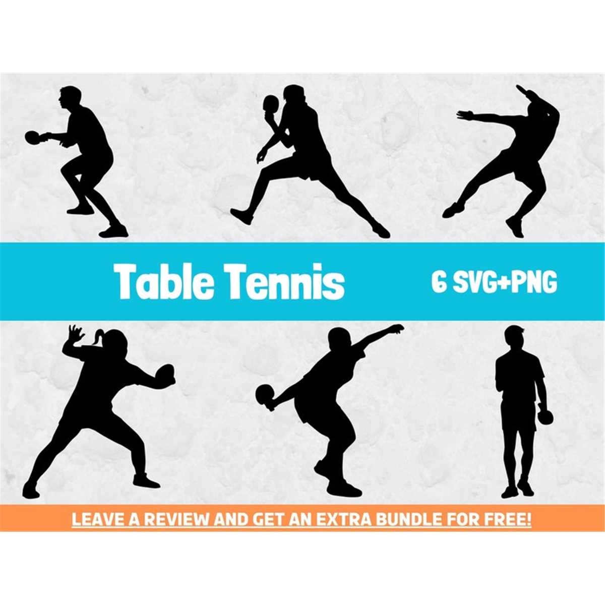 Table Tennis Svg, SVG Files for Cricut, Ping Pong SVG, Sport | Inspire ...