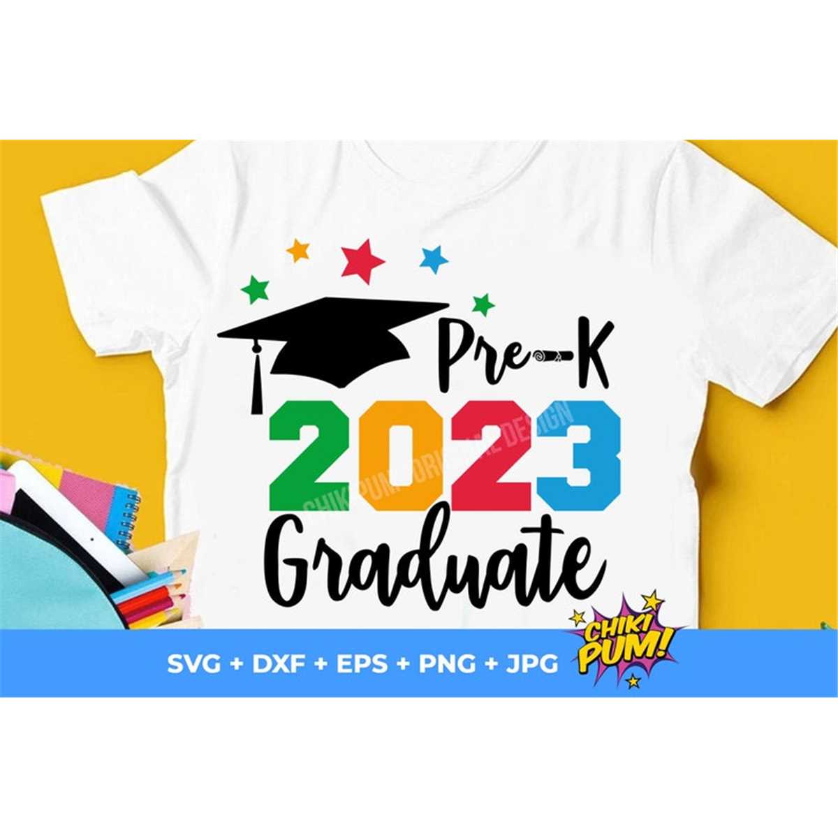 Pre-K Grad 2023 SVG, Pre-K Graduation SVG, Pre Kindergarten, - Inspire ...