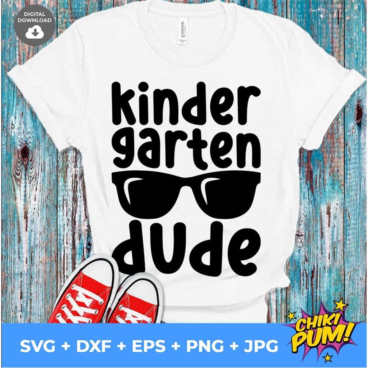 Kindergarten Dude Svg, Kindergarten Svg, School Svg, Back To - Inspire ...