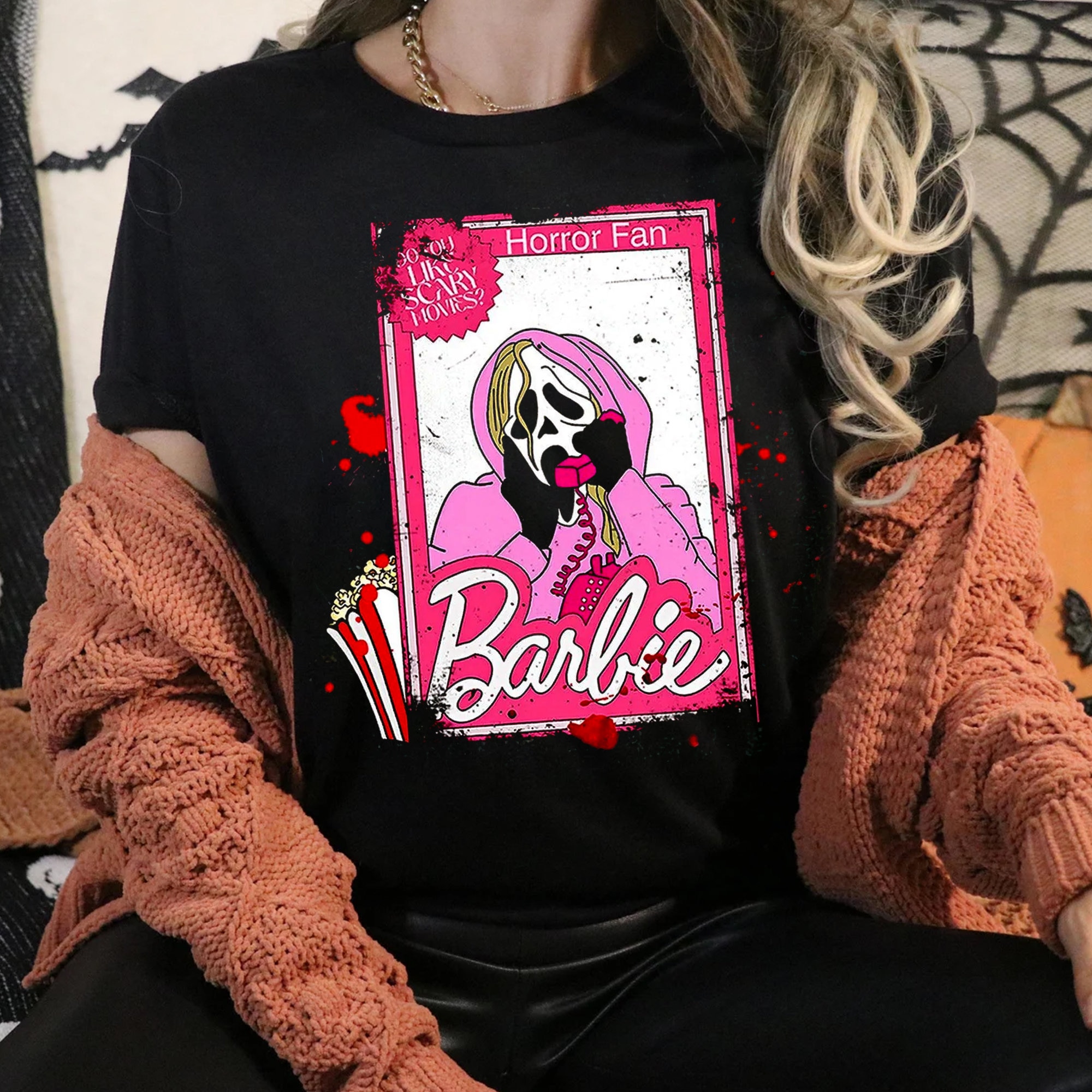 Horror Barbie Graphic Shirt Barbie Ghostface Shirt Scary Mov | Inspire ...