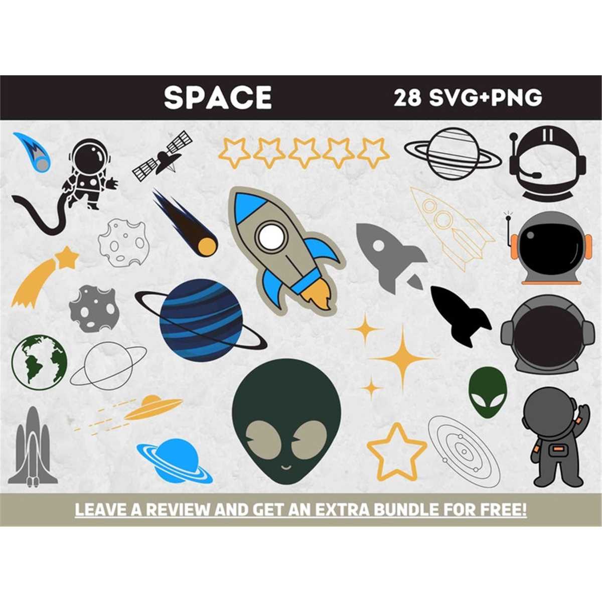Space Clipart, Space SVG, Space Travel Png, SVG Files for Cr | Inspire ...