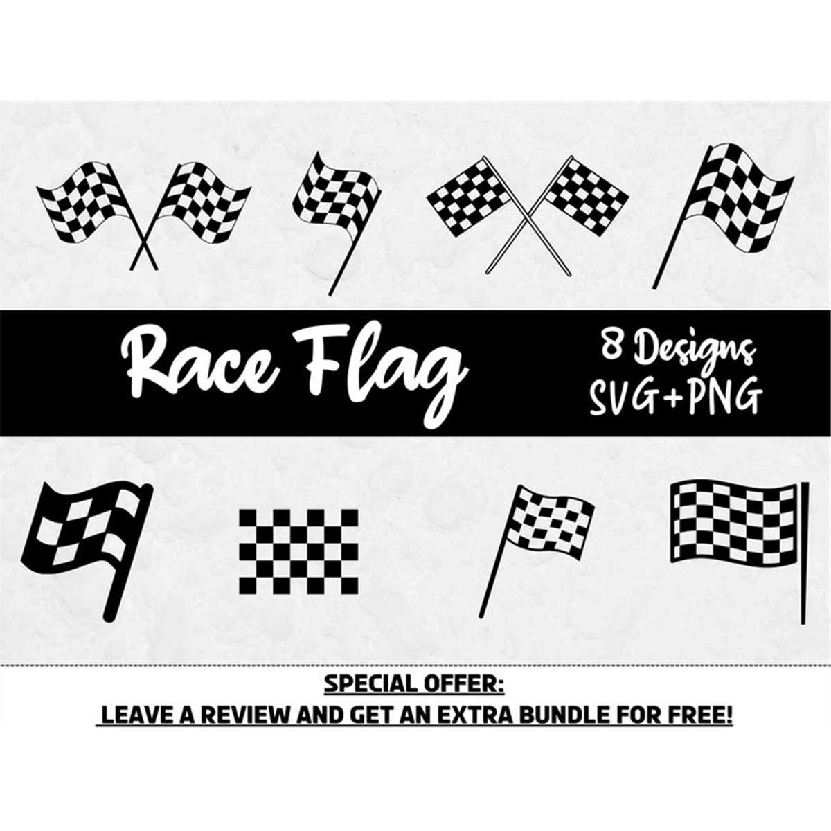 Race Flag SVG Bundle, Race Svg, Svg files for Cricut, Commer | Inspire ...