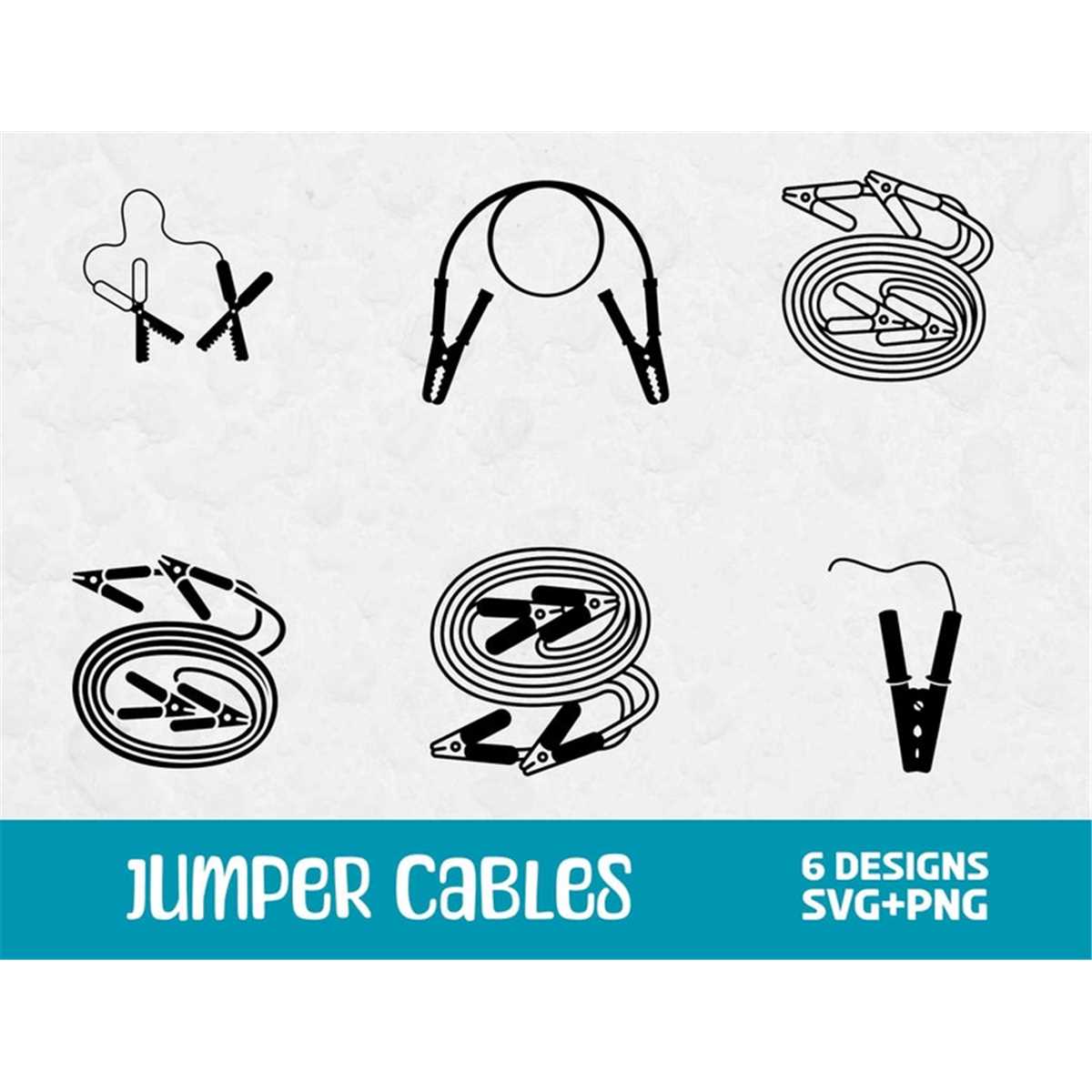 Jumper Cables Svg bundle, SVG Files for Cricut, Transport pn | Inspire ...