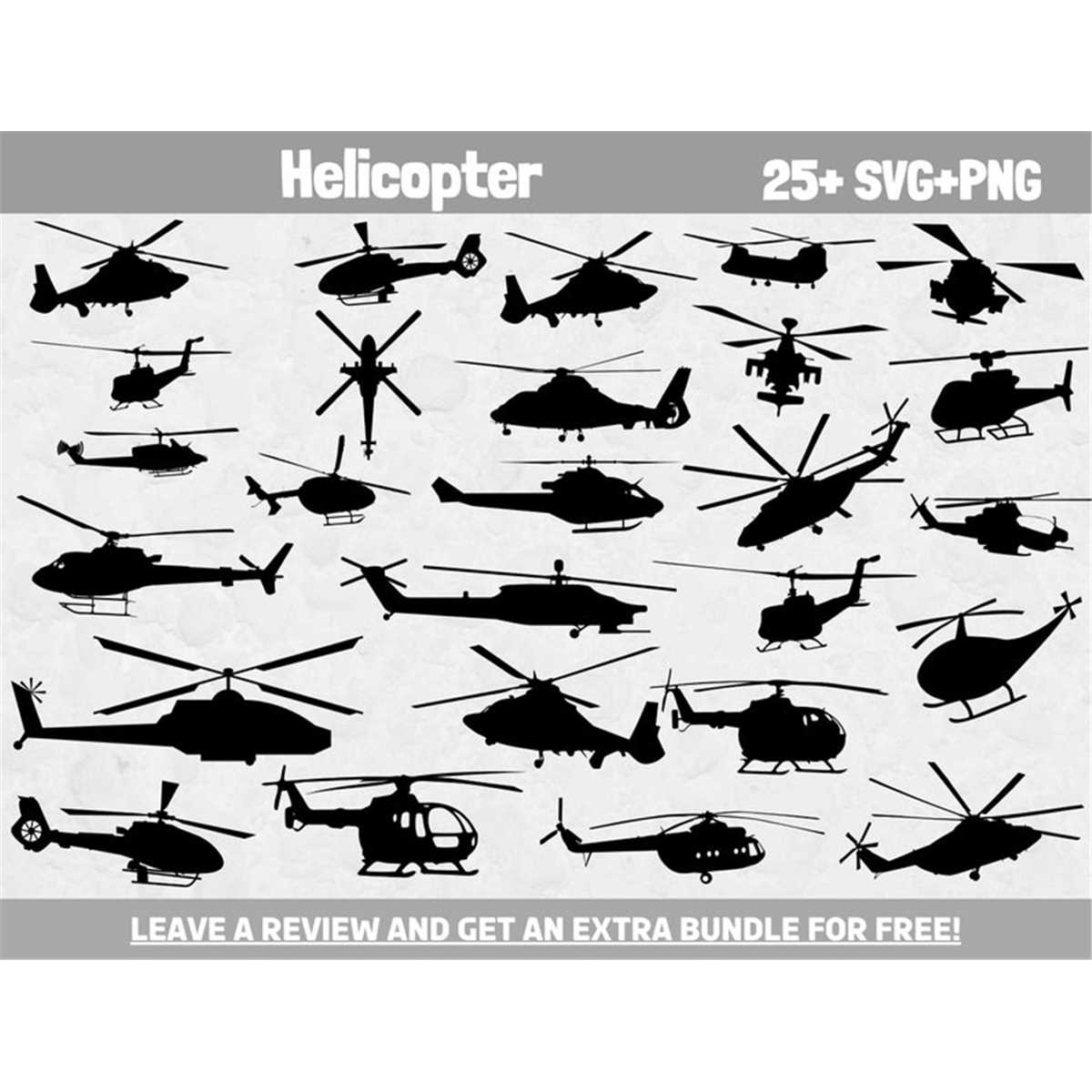 Helicopter Svg, Svg files for Cricut, Silhouette SVG, Commer | Inspire ...