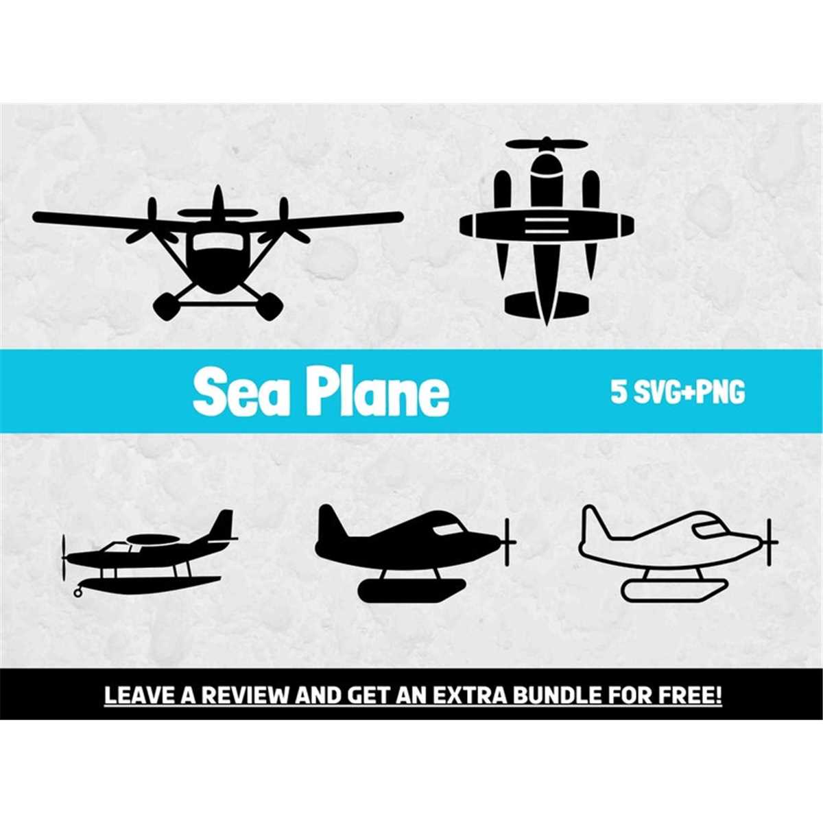 Sea Plane SVG, Airplane Svg, Airplane Clipart, SVG Files for | Inspire ...