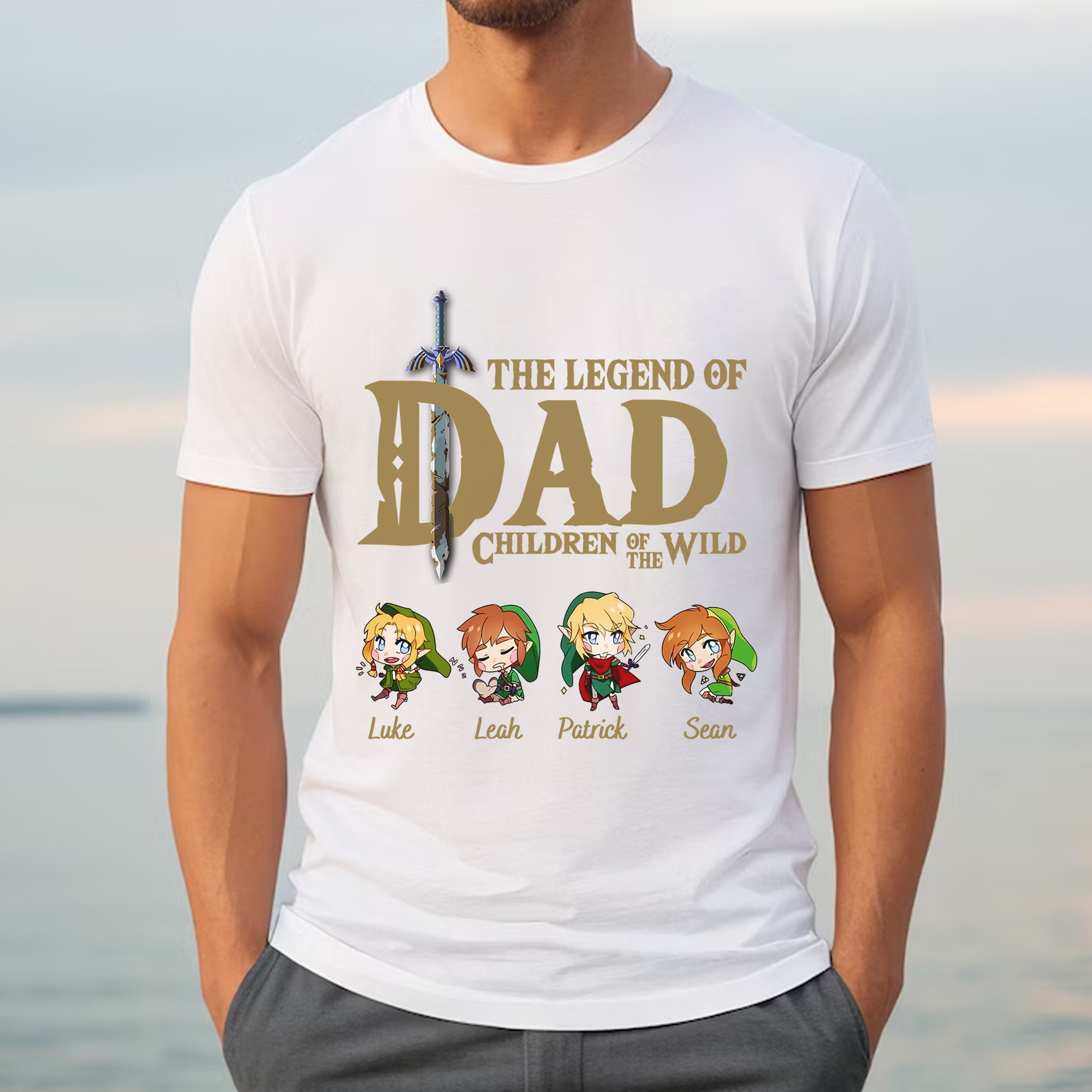Personalize The Legend Of Dad Shirt, Tears Of The Kingdom Sh - Inspire ...