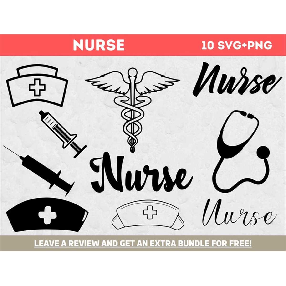 Nurse Svg Bundle, Medical SVG, Svg Files for Cricut, Nurse C | Inspire ...