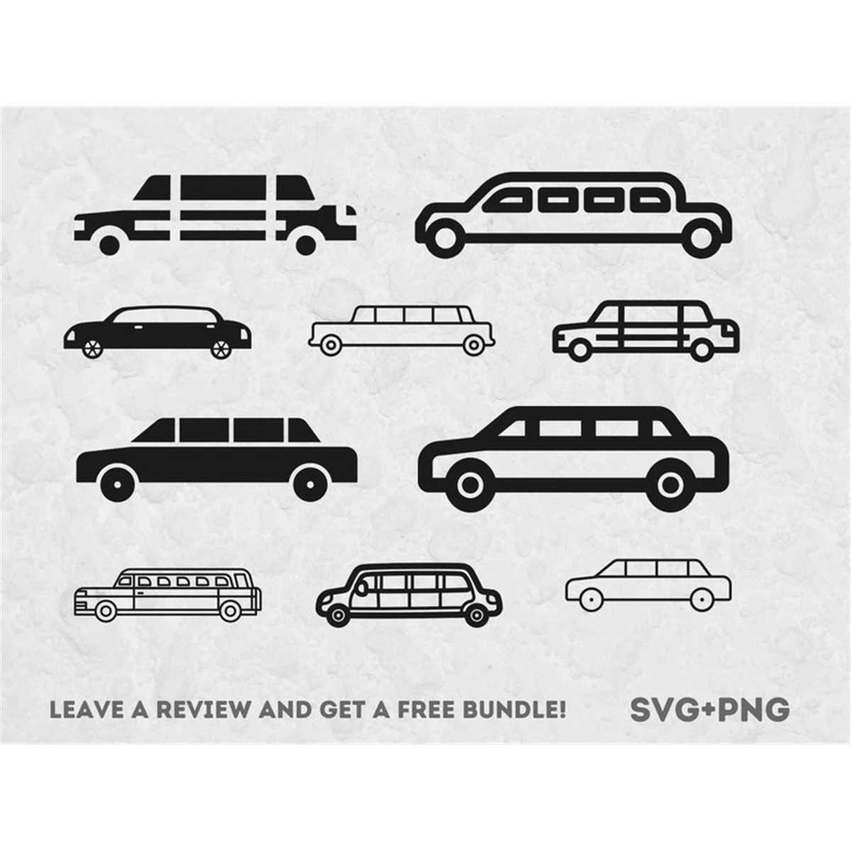 Limousine SVG Bundle, Car Svg, Svg files for Cricut, Transpo | Inspire ...